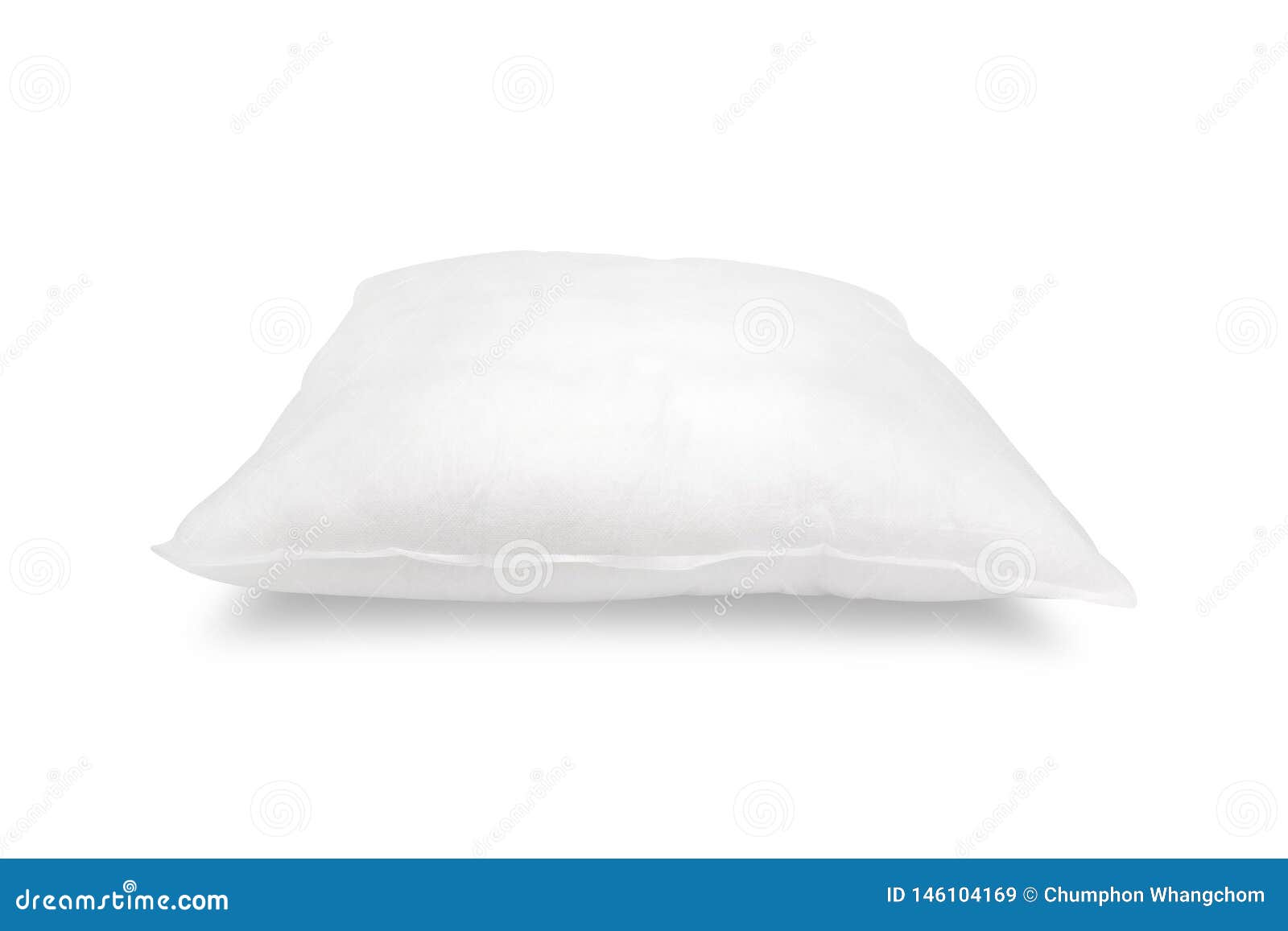 Blank Pillow Isolated on White Background. Empty Cushion for Your ...