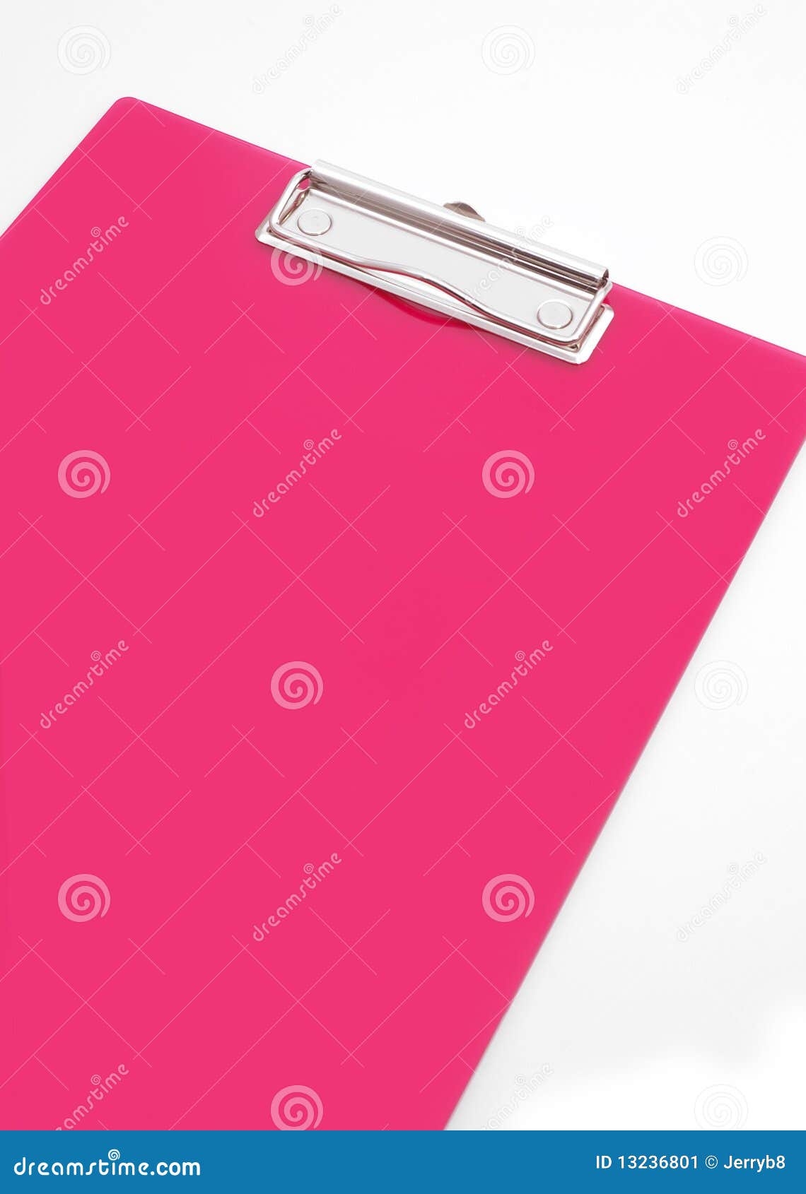 Blank pink clipboard stock image. Image of background - 13236801