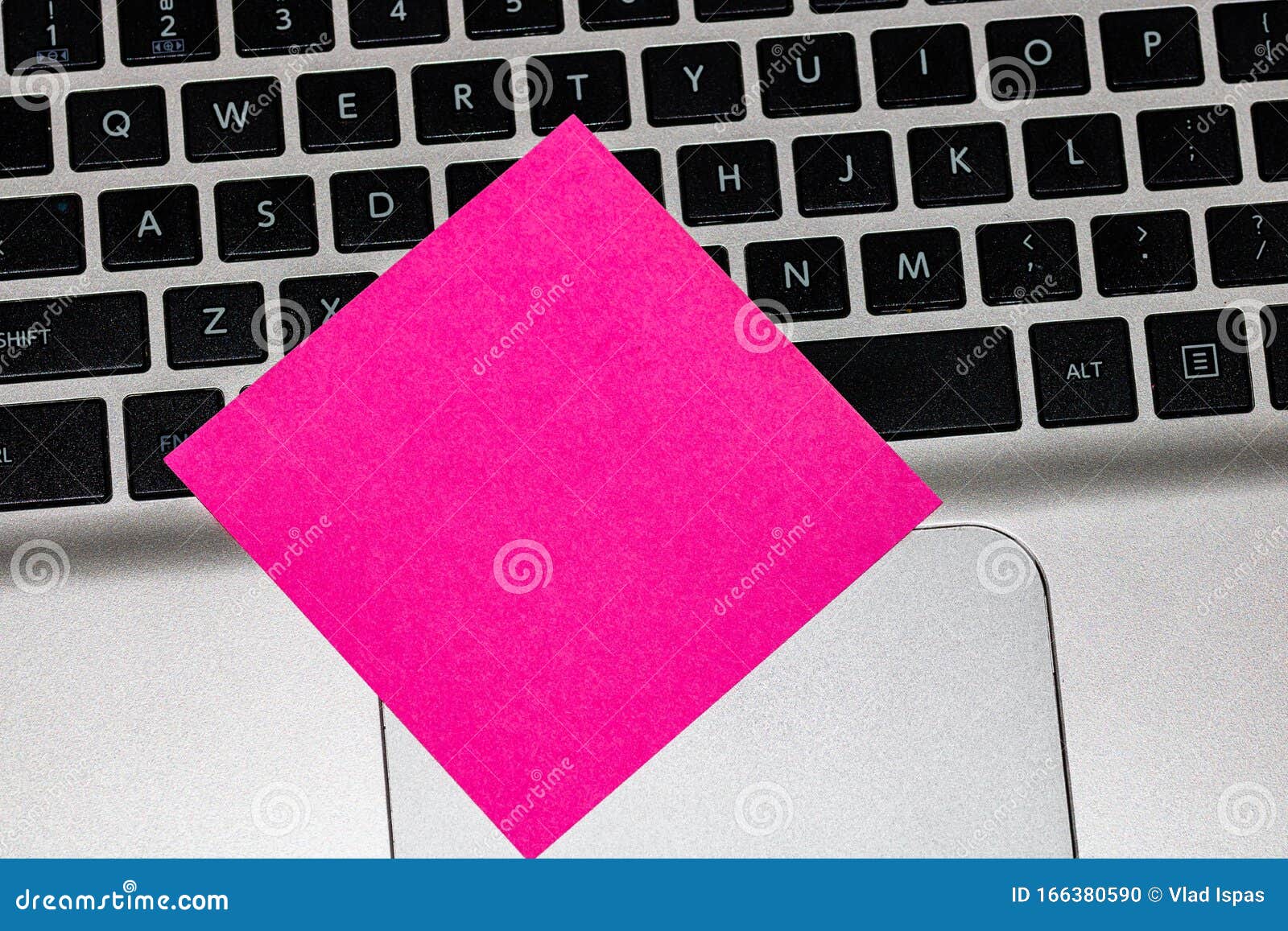 Pink Post It Note
