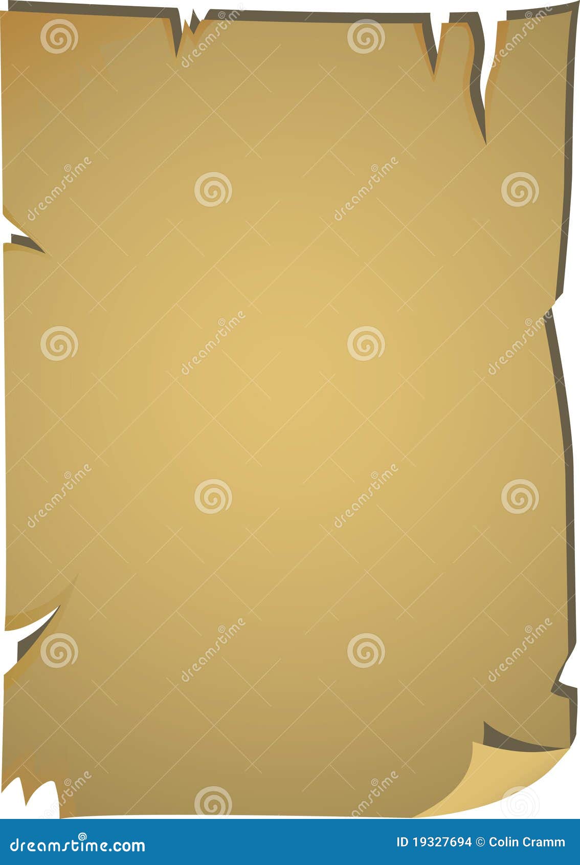 Pirate Scroll Template