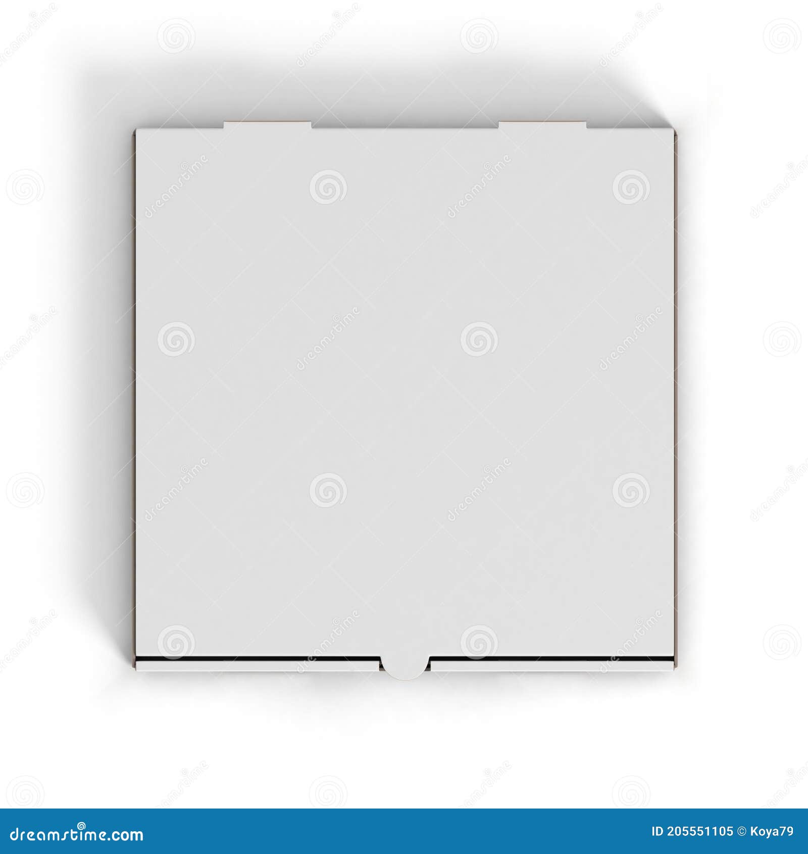Blank Pizza Boxes Shown From Different Angles. Realistic 3d Vector Fast ...