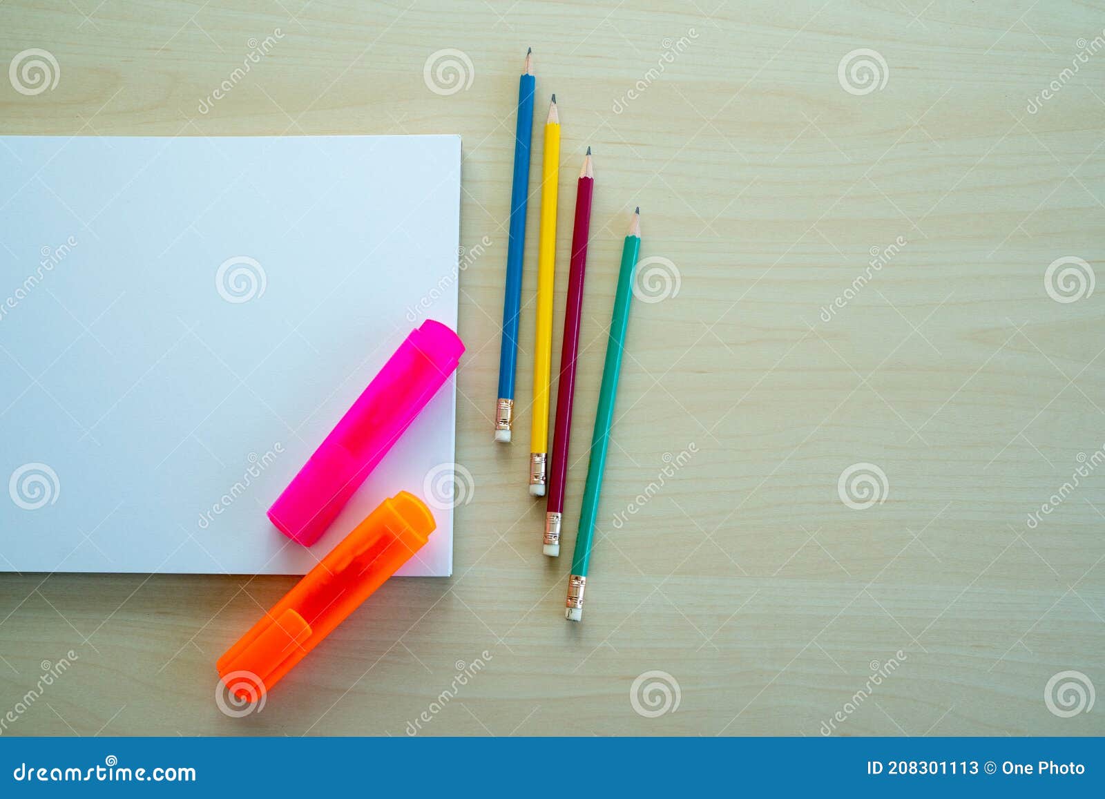 Blank Plain Notebook Top View Blank Design Concept Background for ...