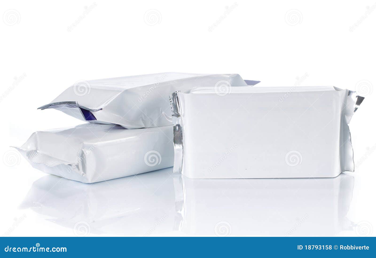 Blank plastic food pack stock photo. Image of products - 18793158