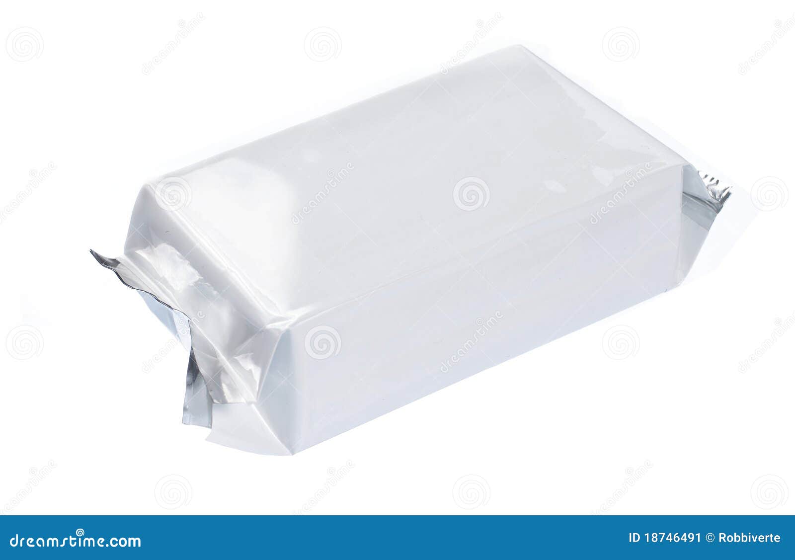 Blank plastic pack stock image. Image of object, design - 18746491