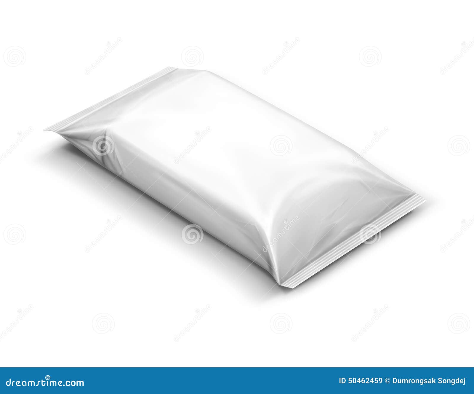 Blank plastic pouch stock image. Image of background - 50462459