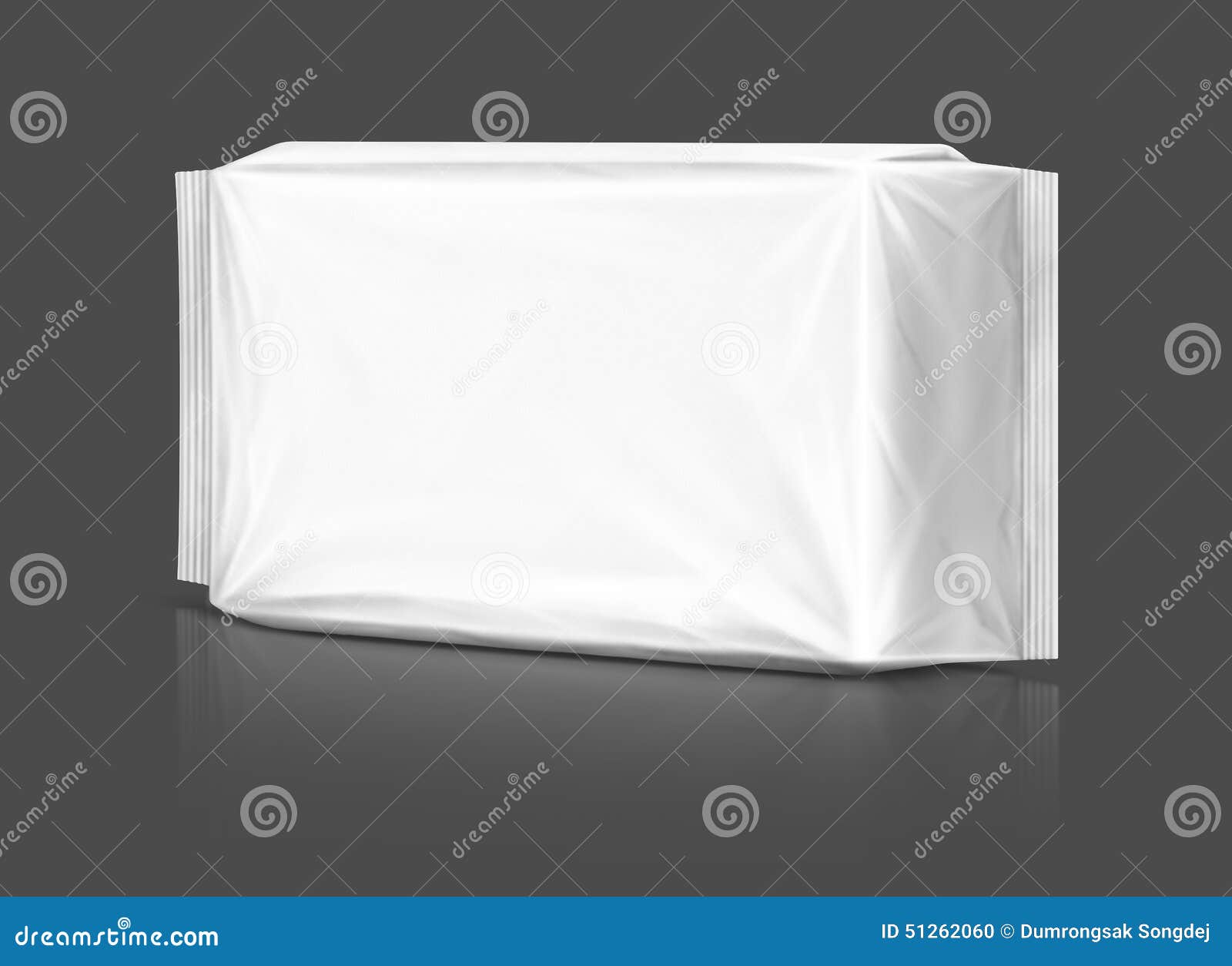 Plastic Pouch Bag Vector. Transparent Pocket Wrap With Hang. Empty ...