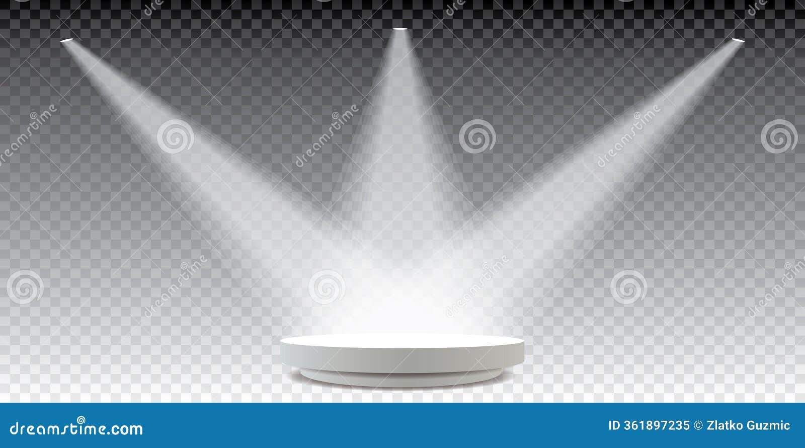 Blank podium 3 spot stock illustration. Illustration of circle - 361897235