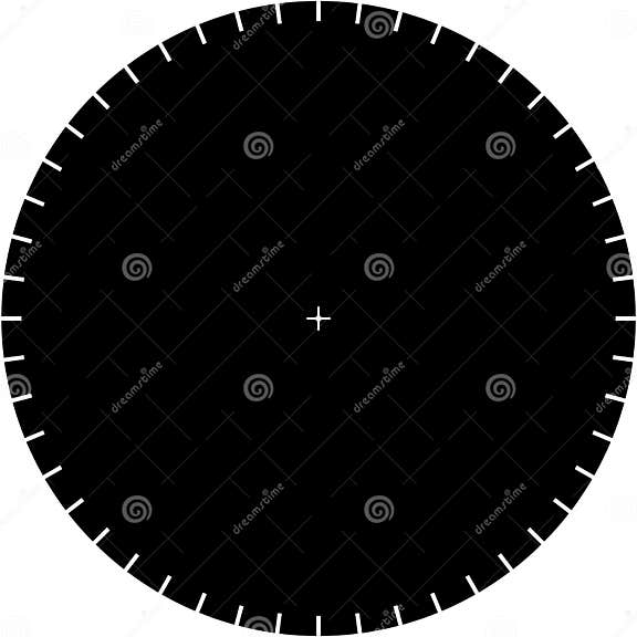 Blank Polar Graph Paper - Protractor - Pie Chart Vector Stock Vector ...