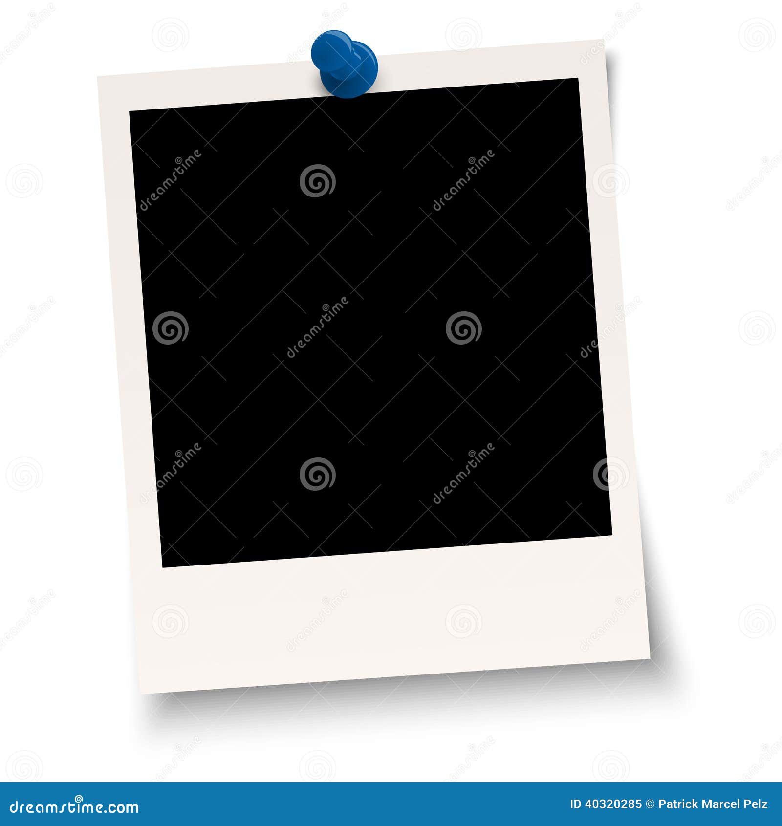 Blank Polaroid Pin Needle Stock Illustrations – 6 Blank Polaroid Pin ...