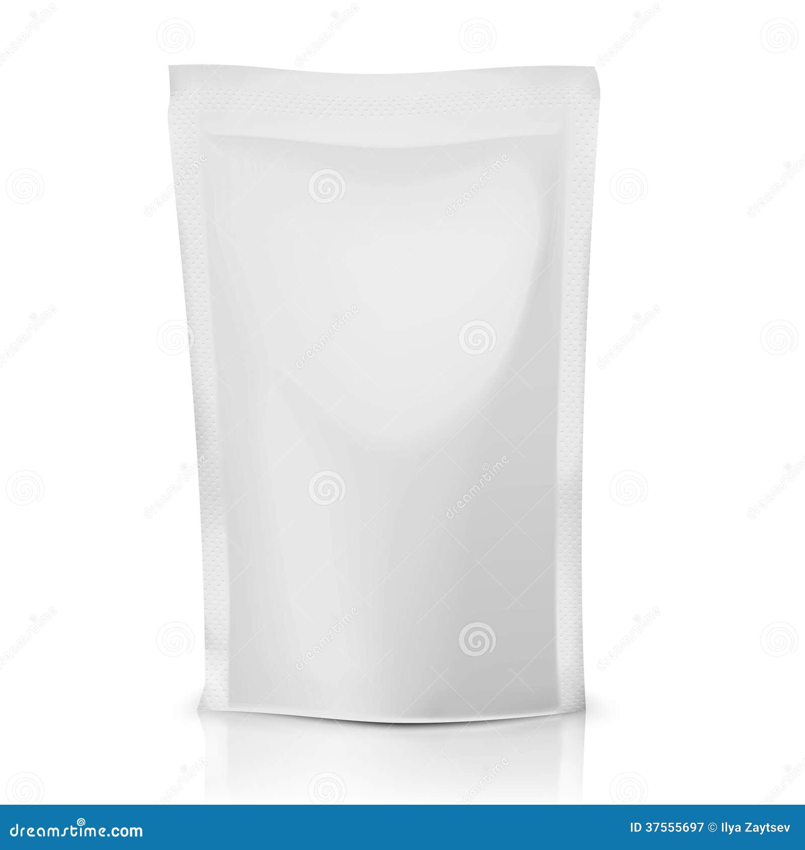 Blank Polythene Bag Package. Cartoon Vector | CartoonDealer.com #37555697
