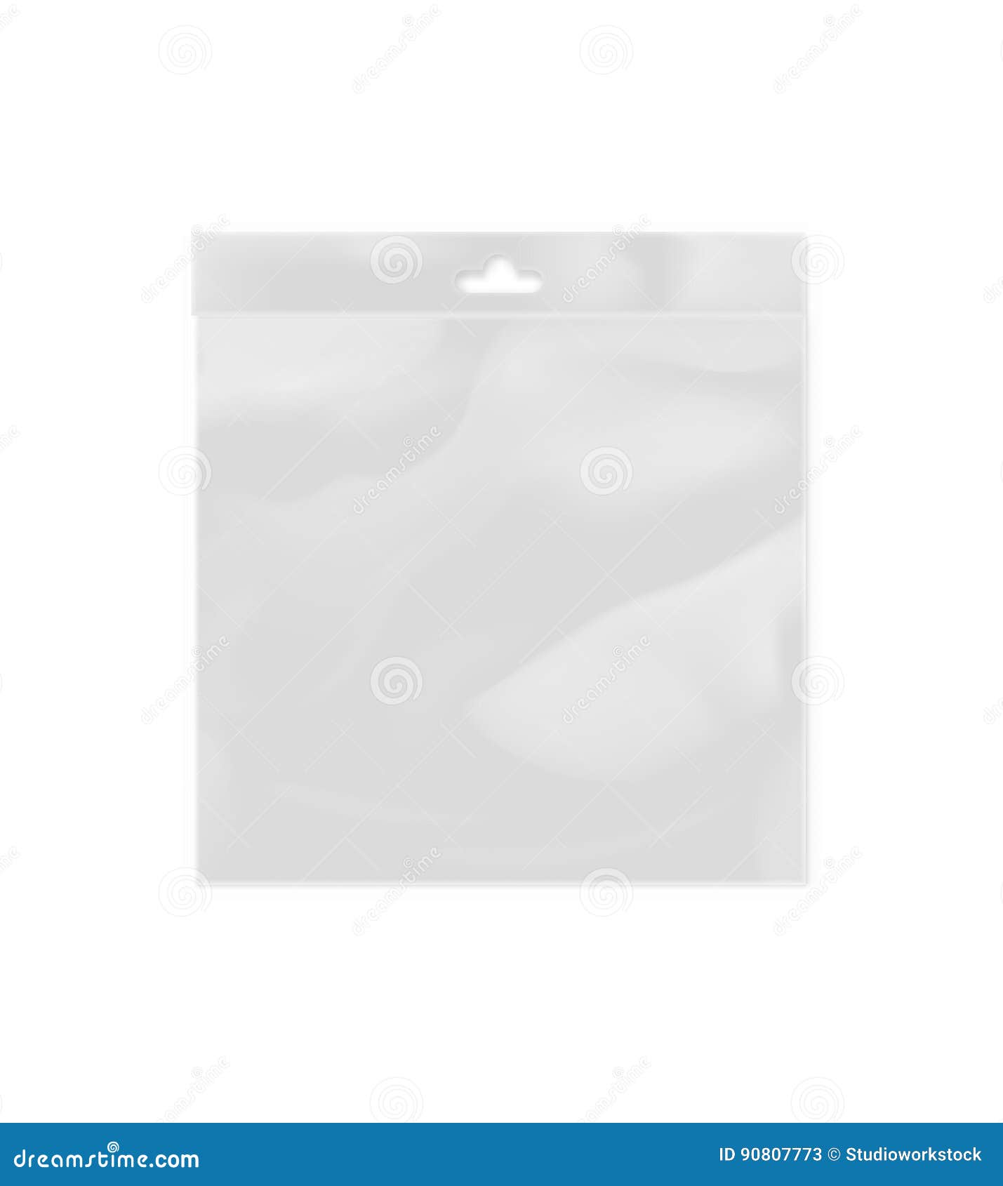 Blank Polythene Bag Package. Cartoon Vector | CartoonDealer.com #37555697