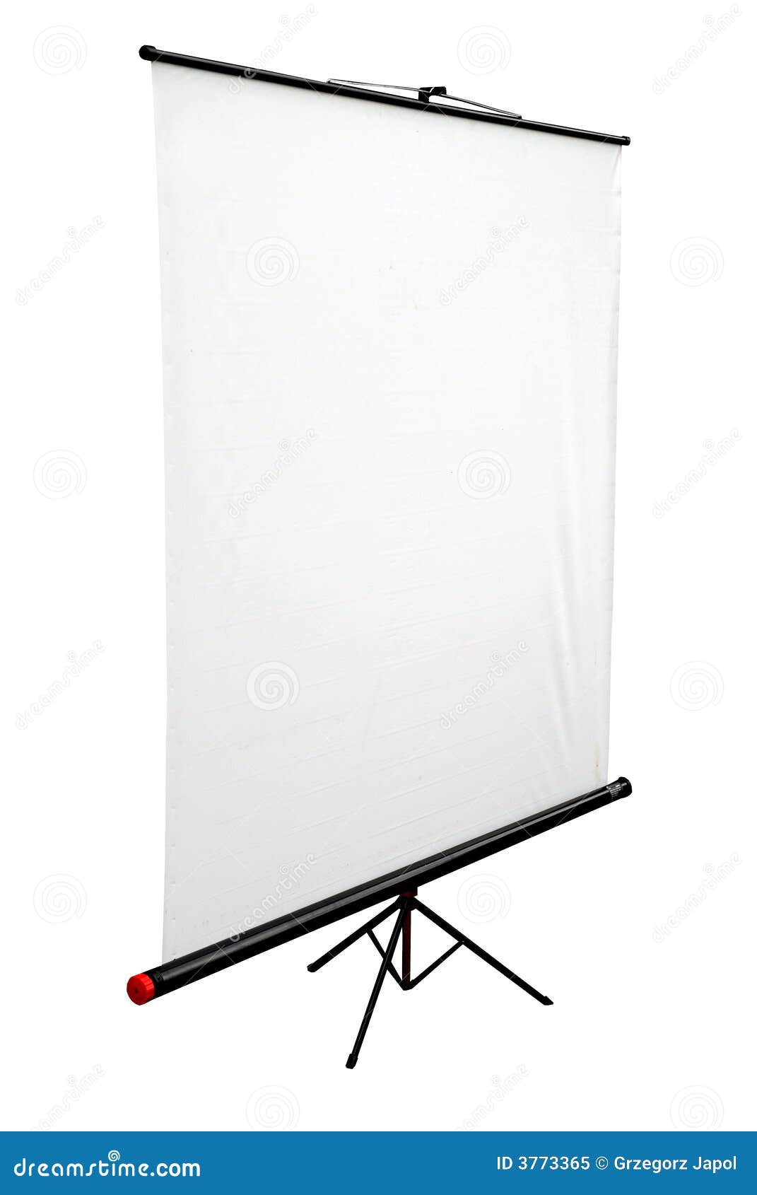 Blank Portable Projector Screen Stock Image | CartoonDealer.com #3773365