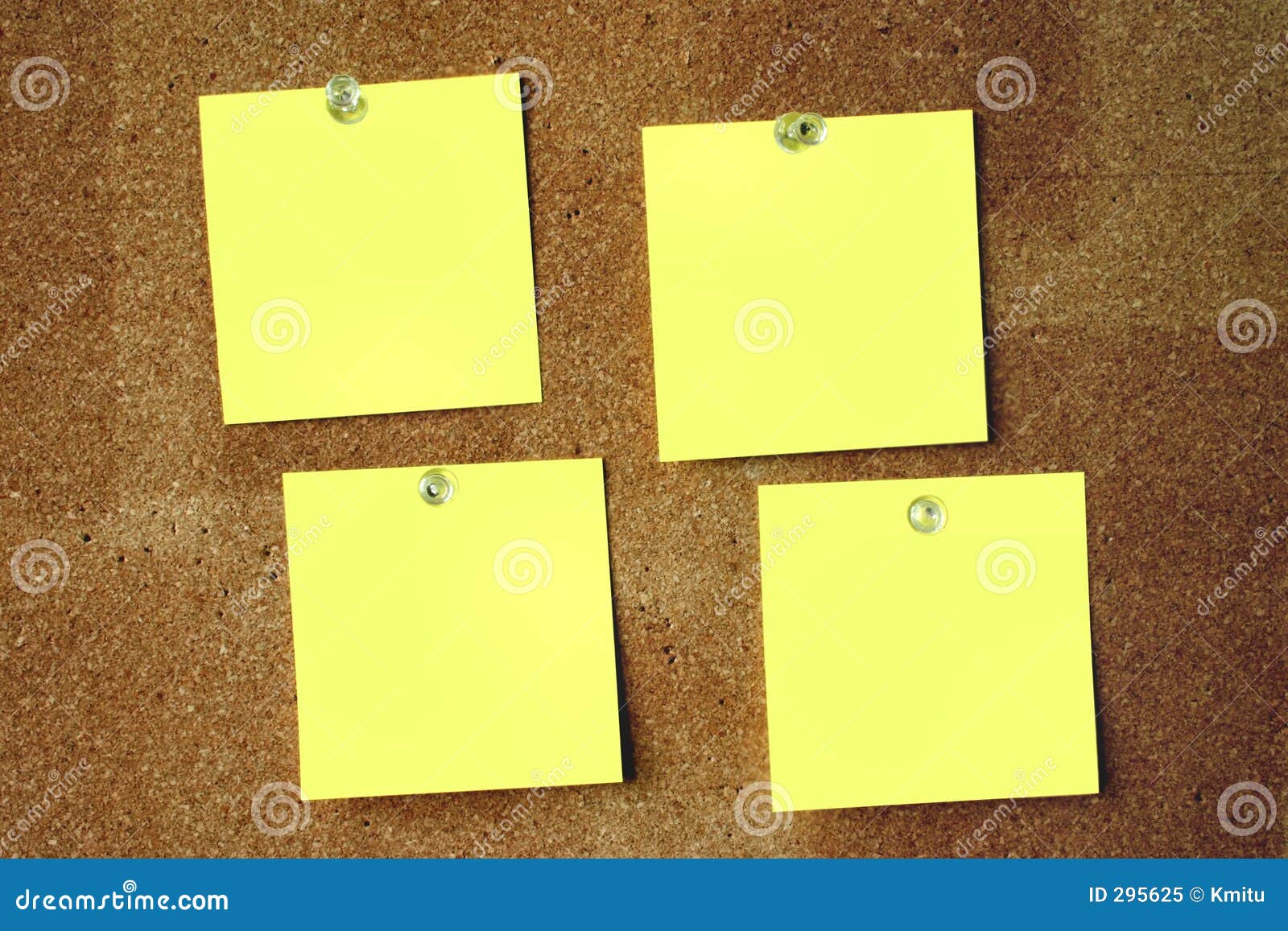 Blank post-its #2 stock image. Image of notes, line, background - 295625
