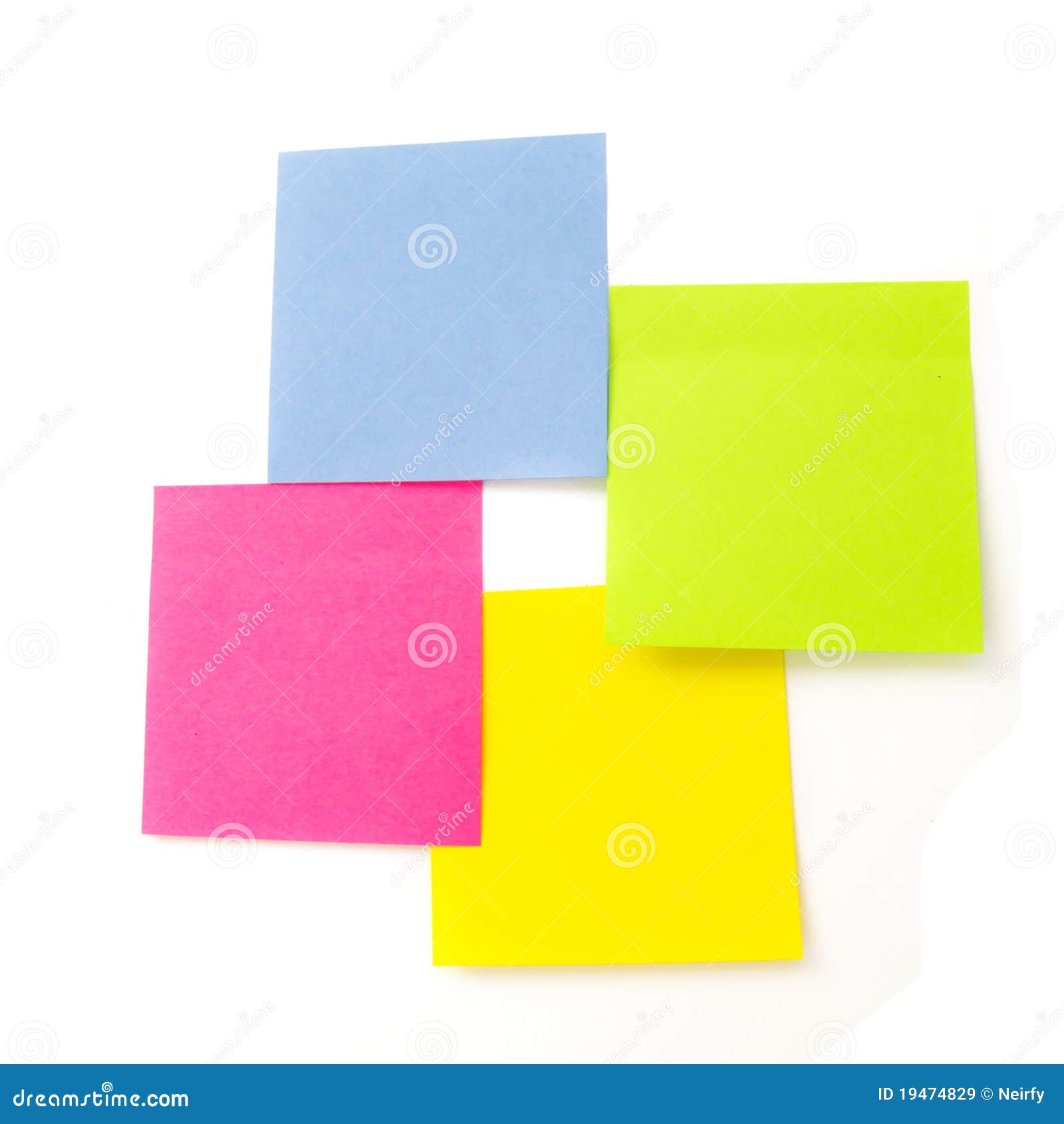 Blank post it notes stock image. Image of pink, stickers - 19474829