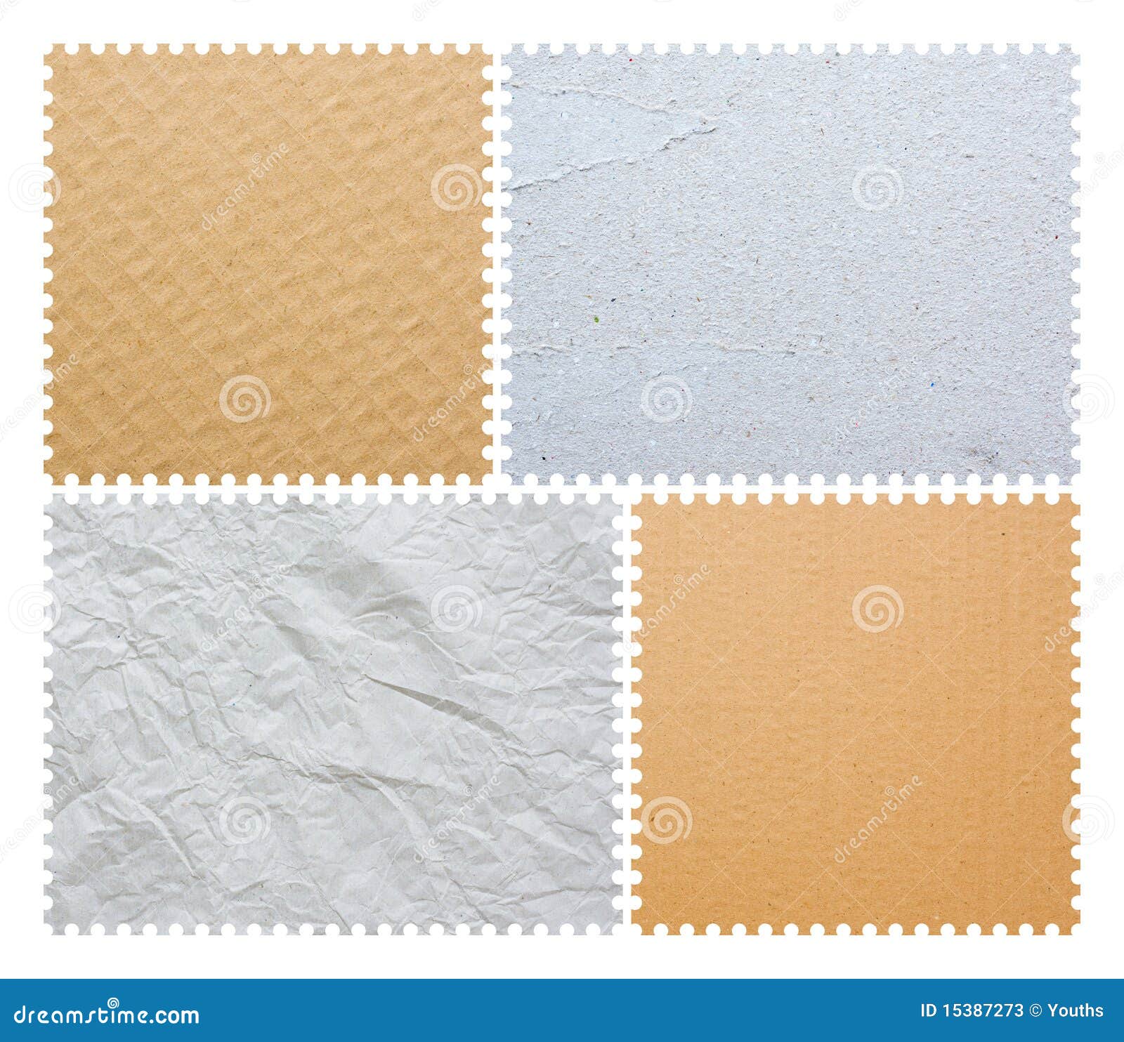 Blank Postage Stamp Background Textured Isolated Stock Image - Image of ...