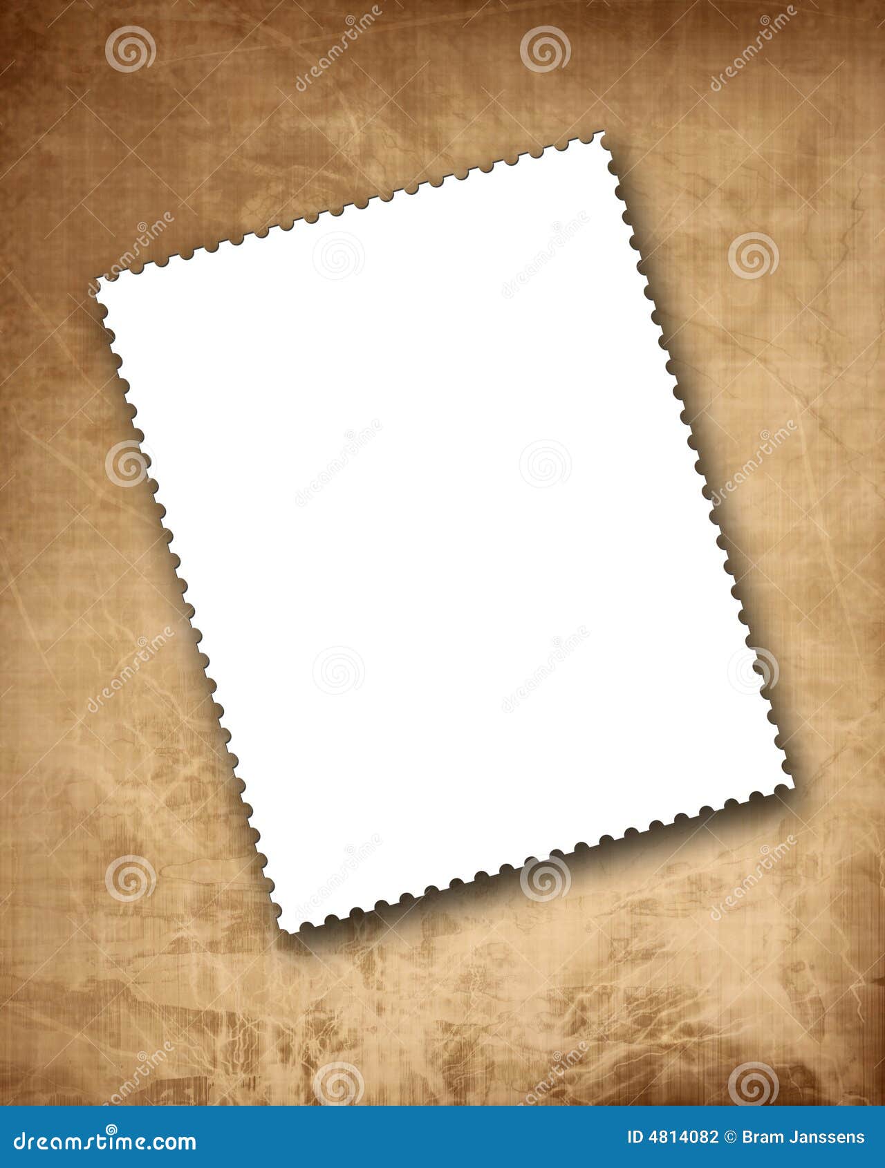 Blank postage stamp stock illustration. Illustration of white - 4814082
