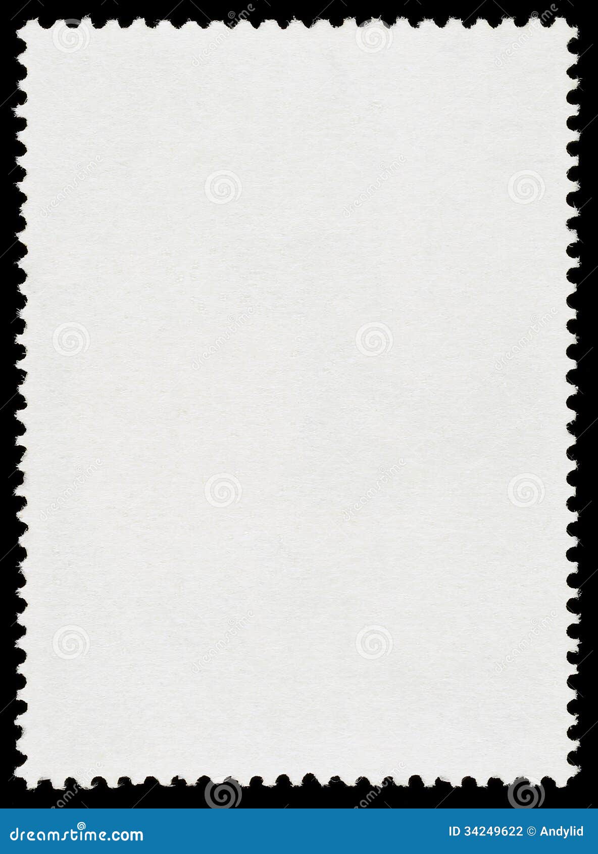 Blank Postage Stamp stock photo. Image of design, philately - 34249622