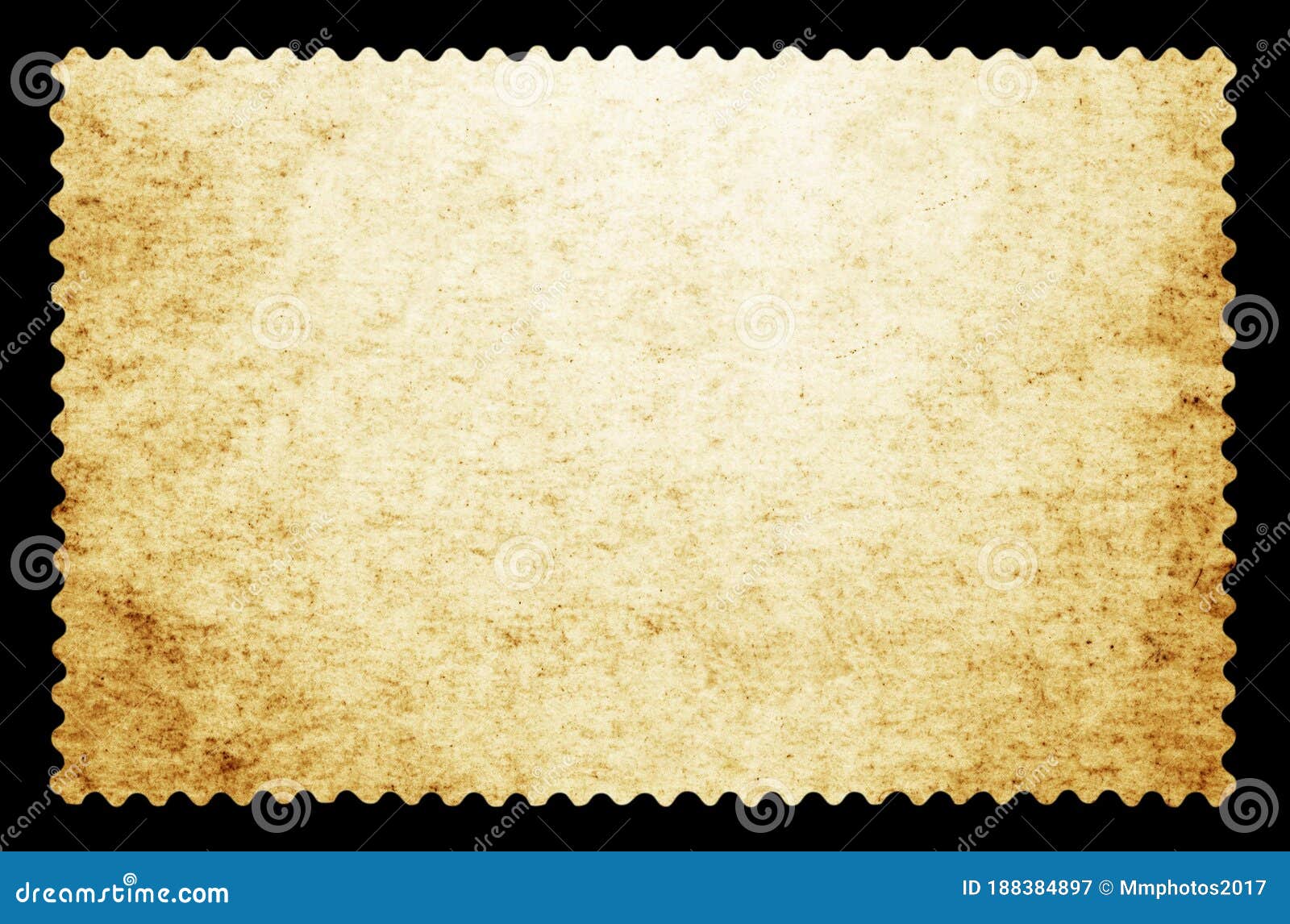 Blank Postage Stamp - Isolated Stock Image - Image of perforation ...