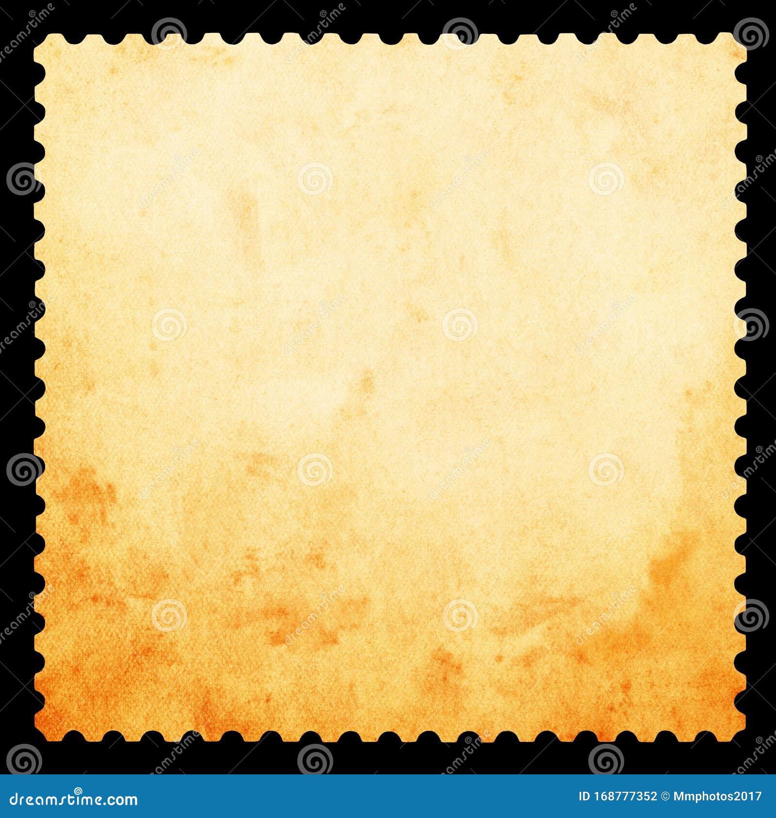 Blank Postage Stamp - Isolated Stock Illustration - Illustration of ...