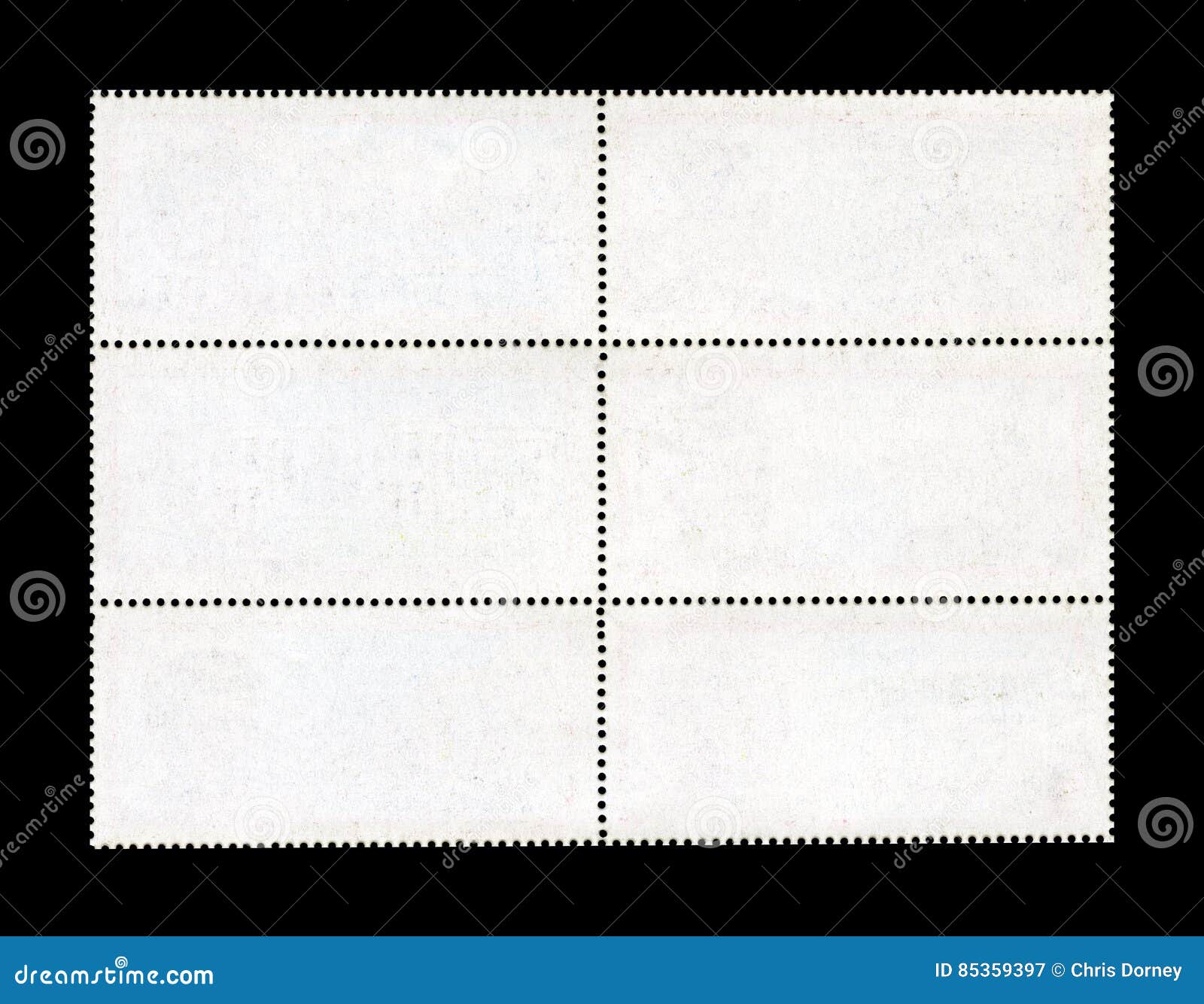 Blank Postage Stamp Sheet stock image. Image of collection - 85359397