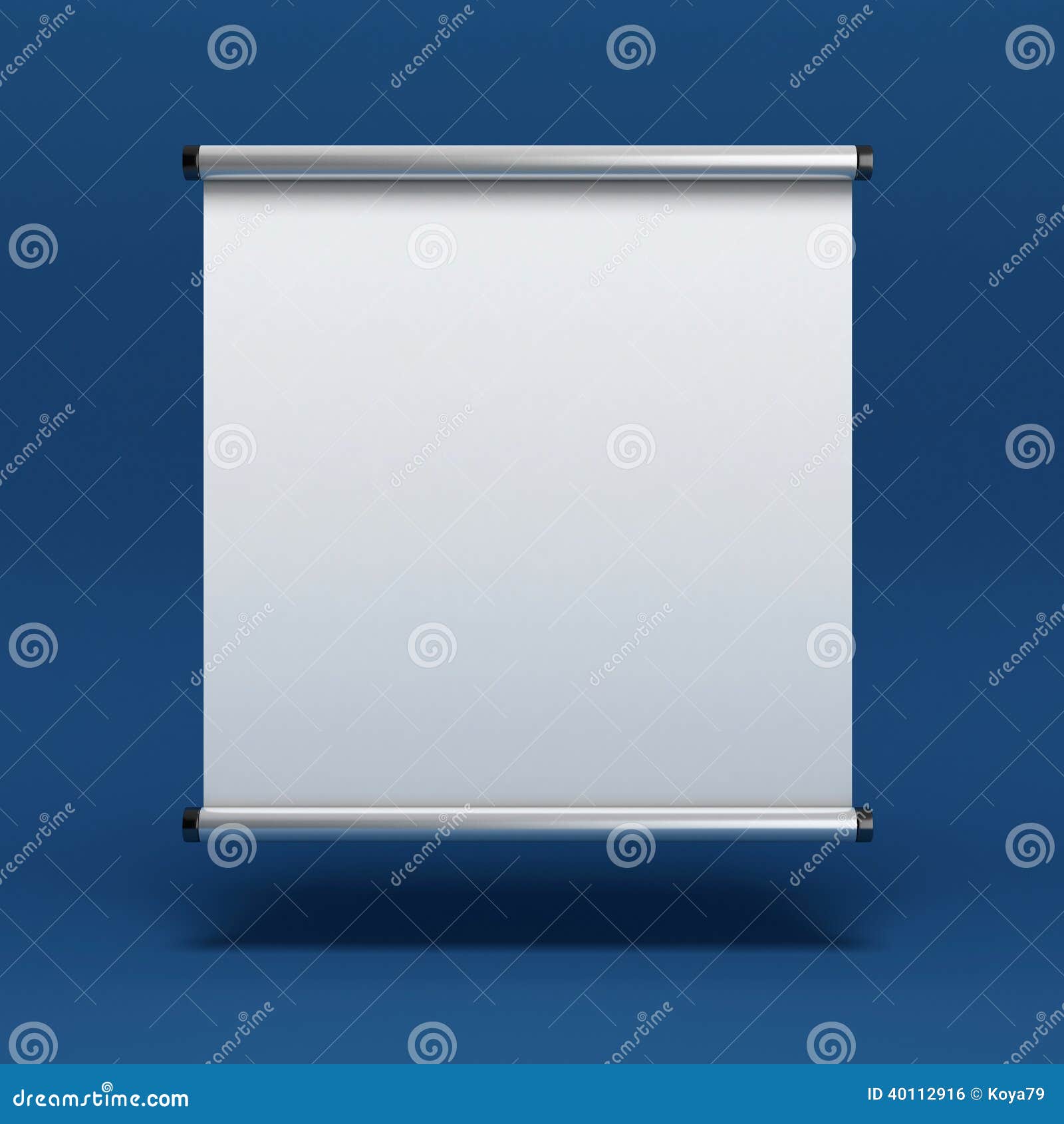 Blank presentation board stock illustration. Illustration of education ...