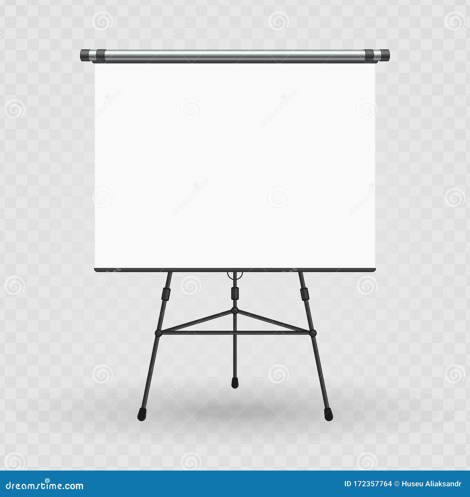 Horizontal Roll Up Banner Isolated On The White Background. Design ...