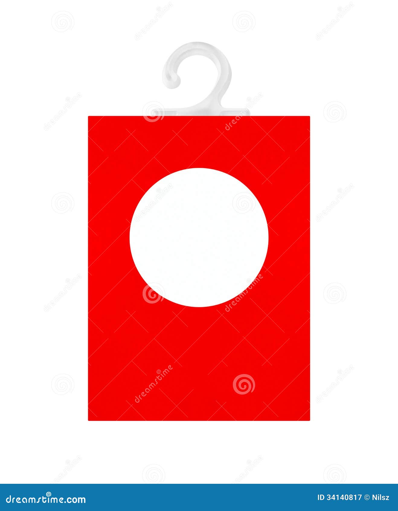 Blank Price Label with Hook Stock Image - Image of blank, snag: 34140817