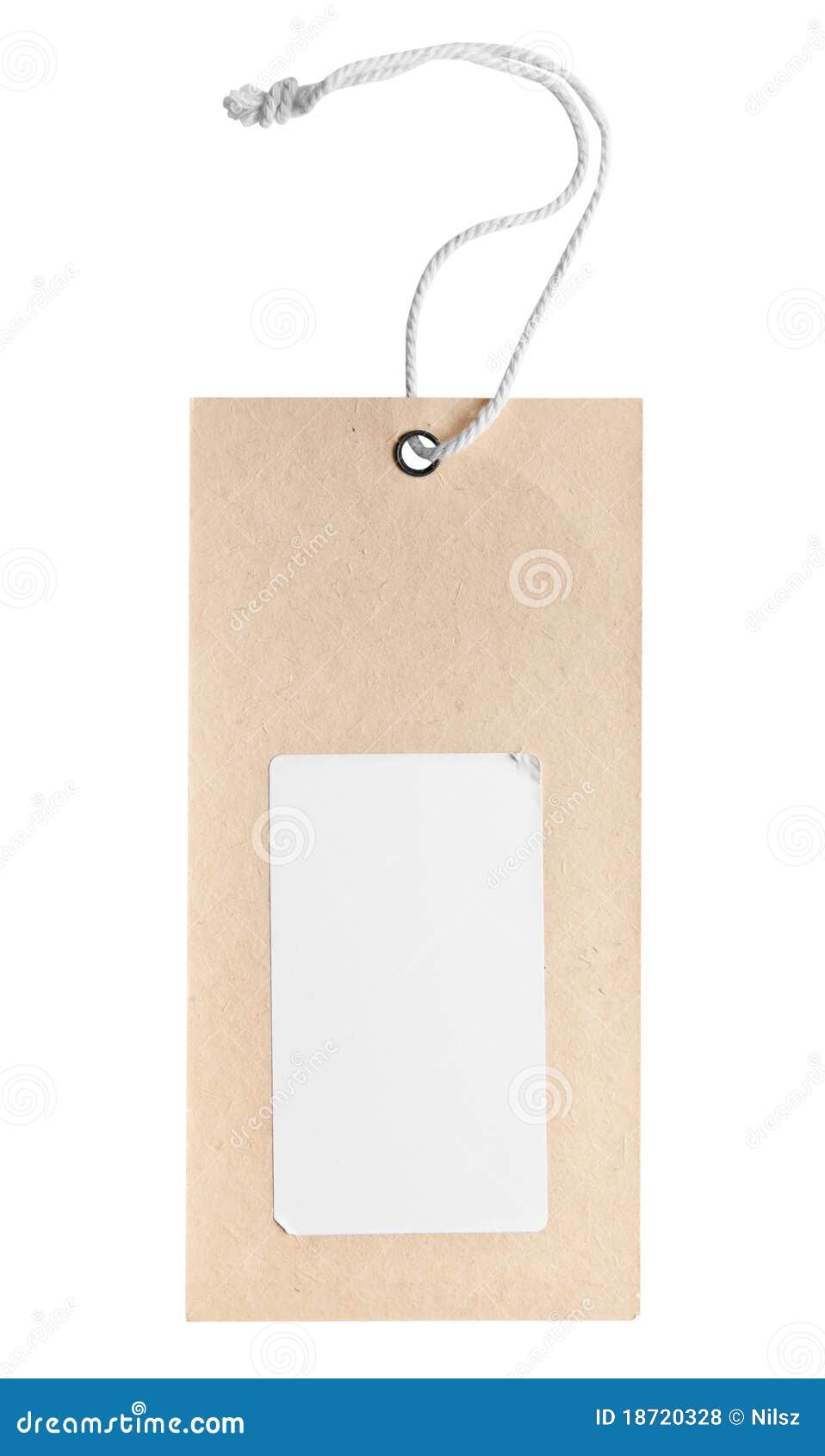 Blank price tag stock photo. Image of bargain, sign, brown - 18720328