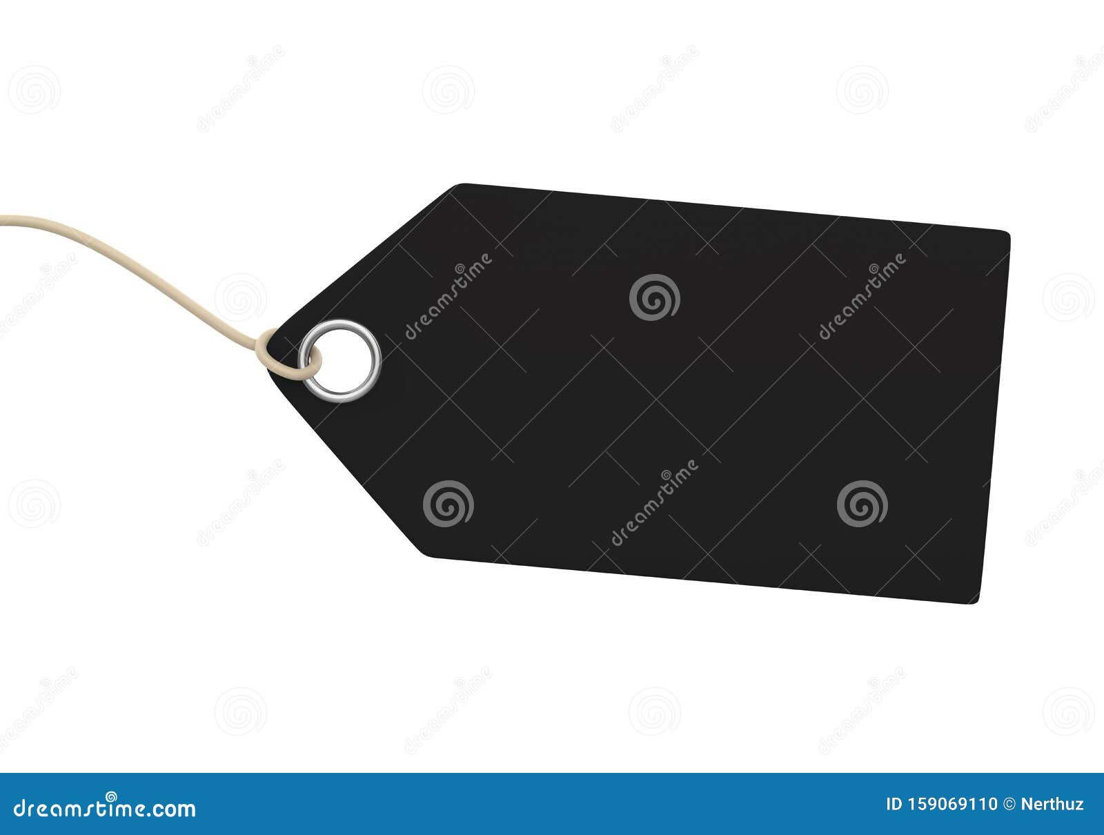 Blank Price Tag Isolated stock illustration. Illustration of sign ...