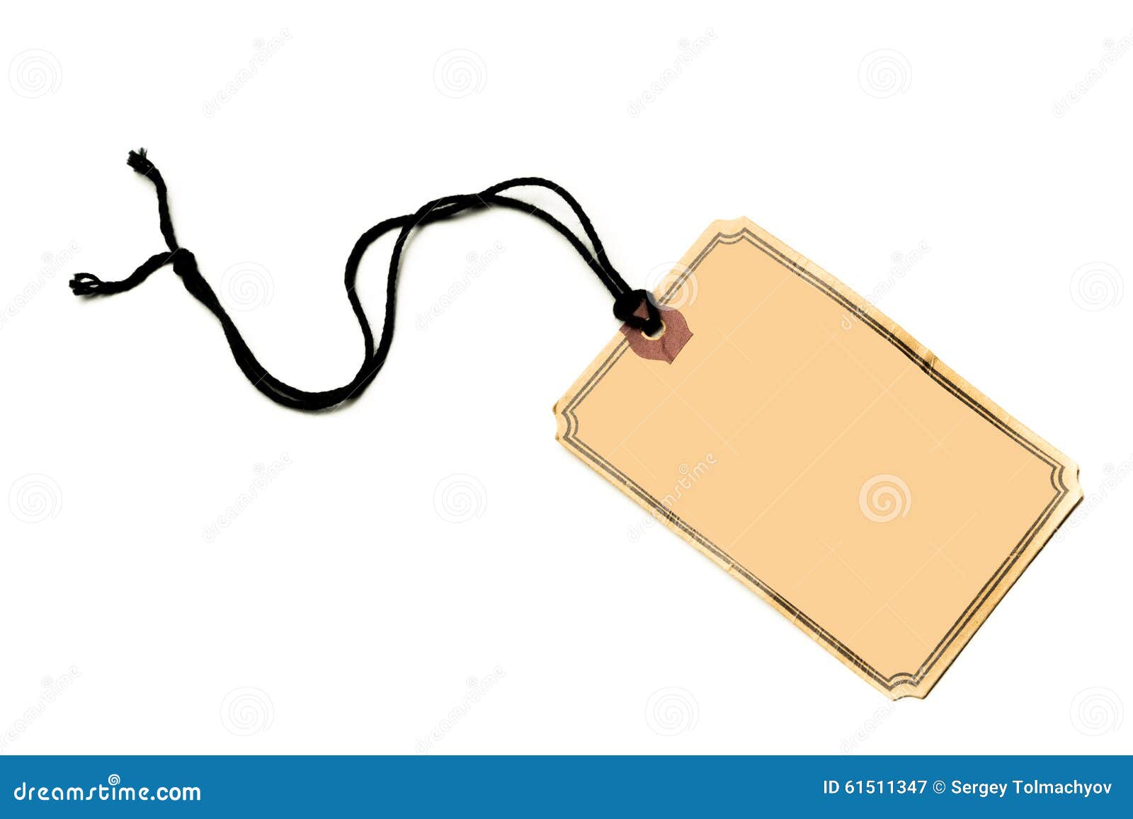 Blank price tag stock image. Image of blank, note, market - 61511347