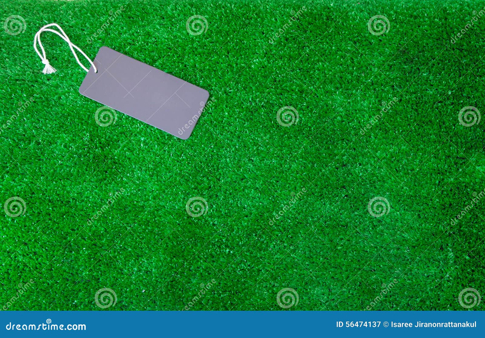 The Blank Price Tag Label on Green Background Stock Image - Image of ...