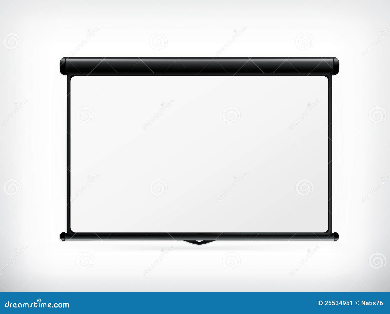 Projection Screen Vector Illustration | CartoonDealer.com #21405948