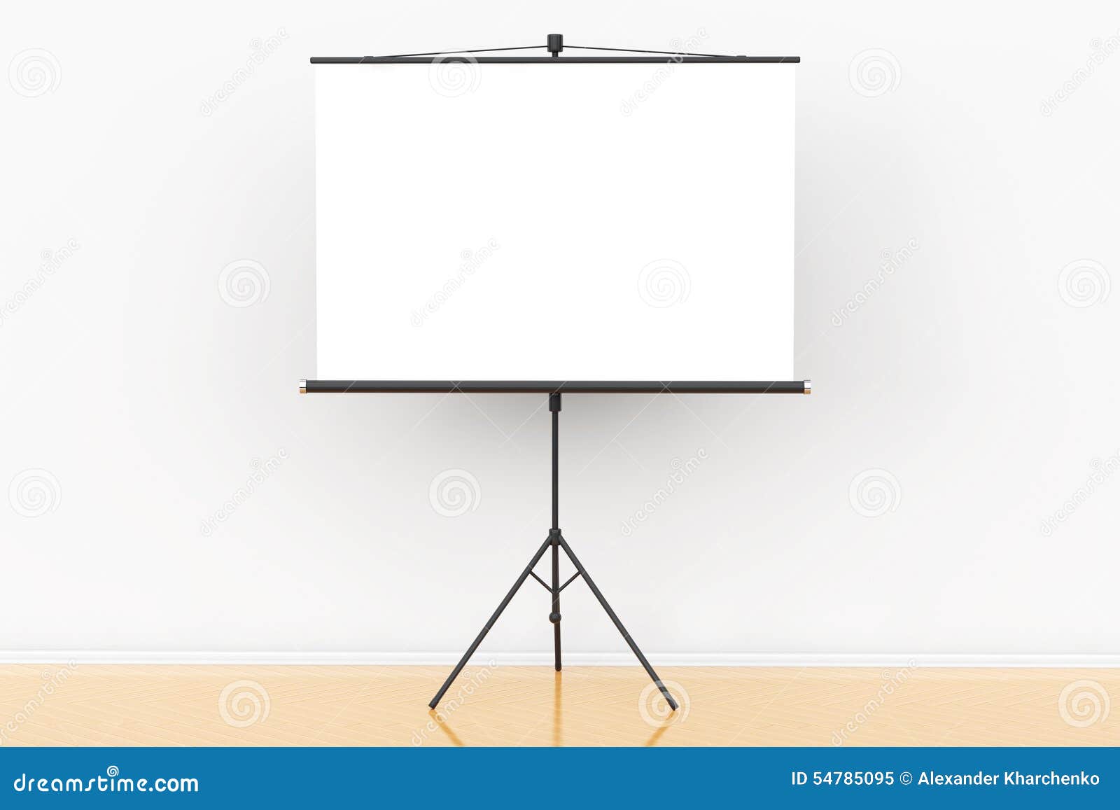Blank Projection Screen stock illustration. Illustration of education ...