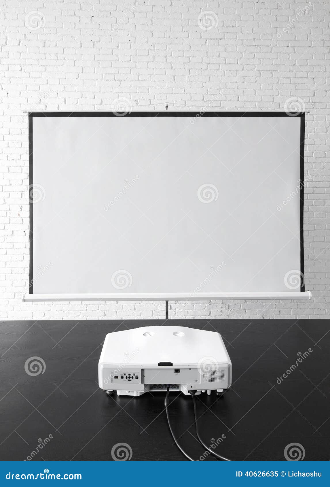 Projector On Office Table Royalty-Free Stock Image | CartoonDealer.com ...