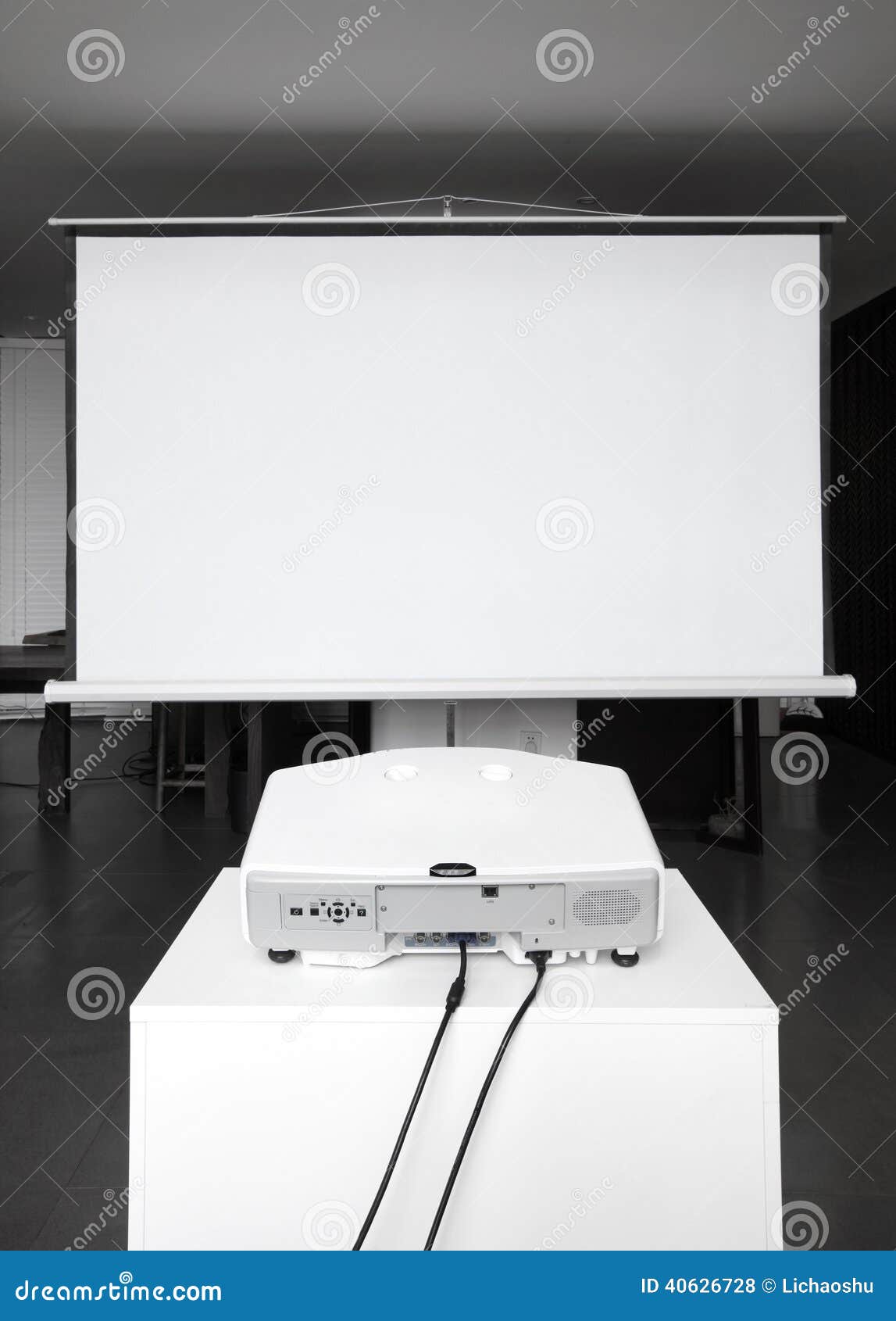 Projector On Office Table Royalty-Free Stock Image | CartoonDealer.com ...