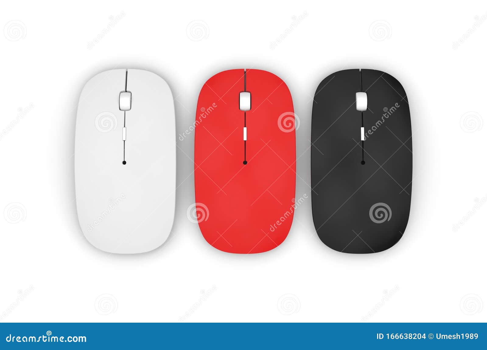 Blank Promotional Computer Mouse for Promotional Branding. 3d Render ...