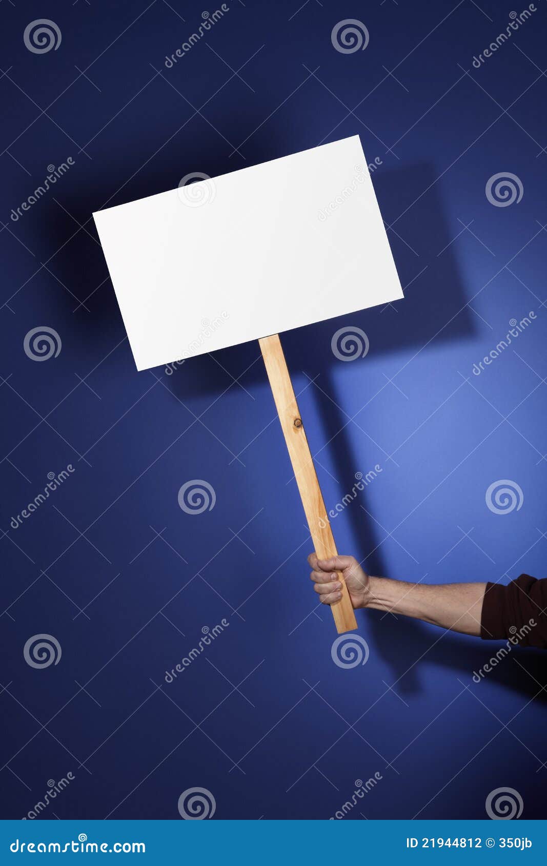 Blank protest sign stock photo. Image of expressive, sign - 21944812