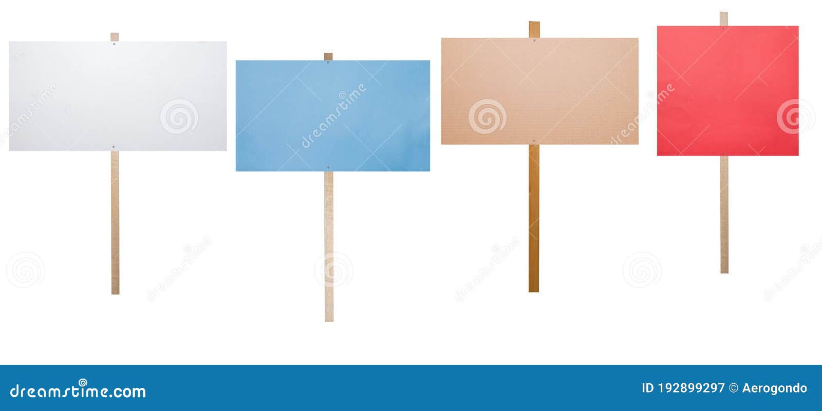 Blank Protest Sign Board Royalty-Free Stock Photo | CartoonDealer.com ...