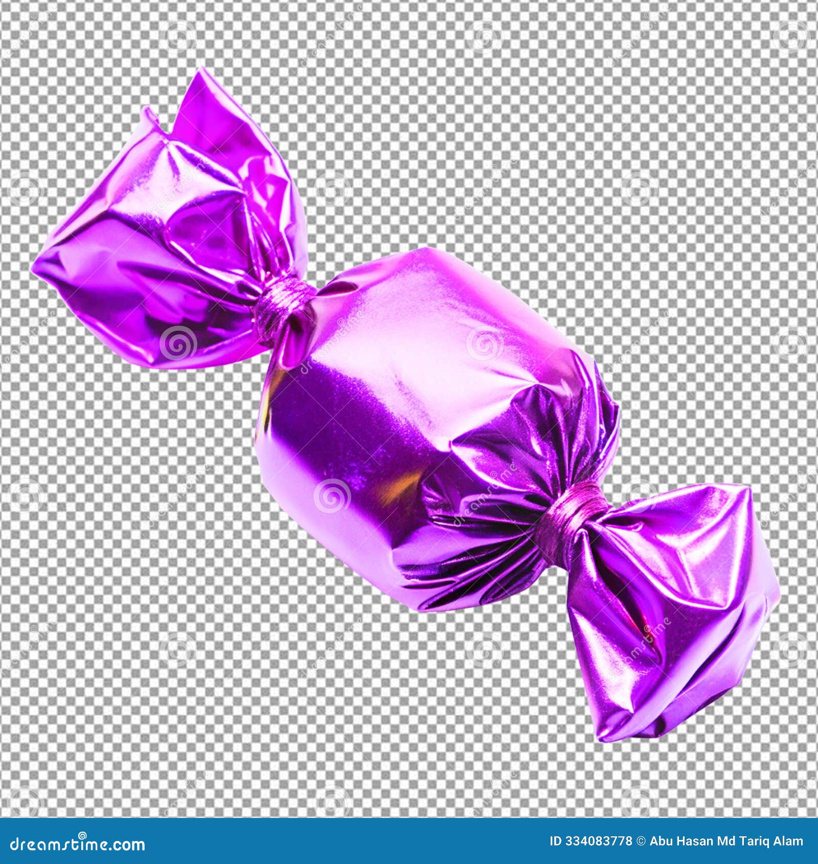 Candy Mockup Isolated On White Background. Vector 3d Realistic. Wrapper ...