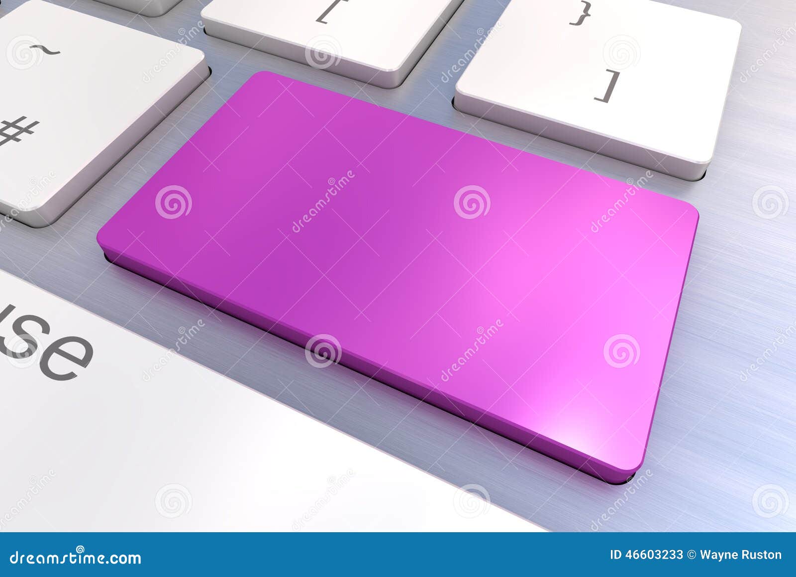 Blank Purple Keyboard Button Stock Illustration - Illustration of ...