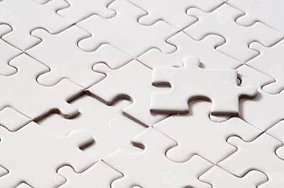 Blank Puzzle stock photo. Image of achievement, challenge - 22375520