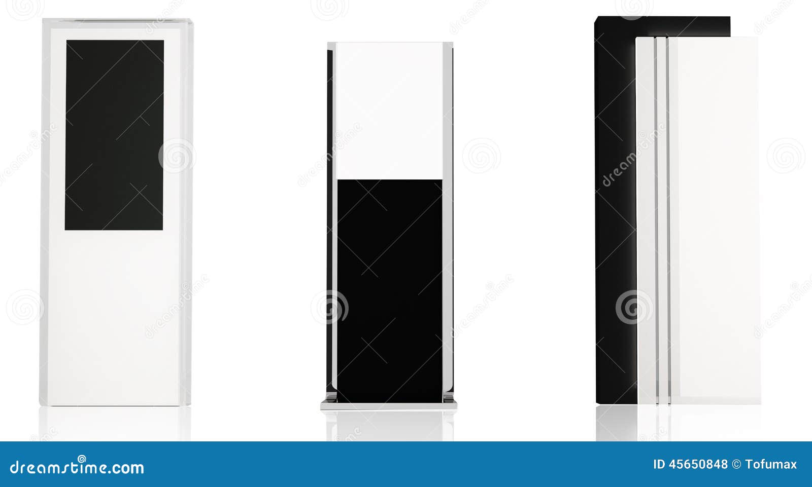 Blank Pylon Exhibition stock illustration. Illustration of signage ...