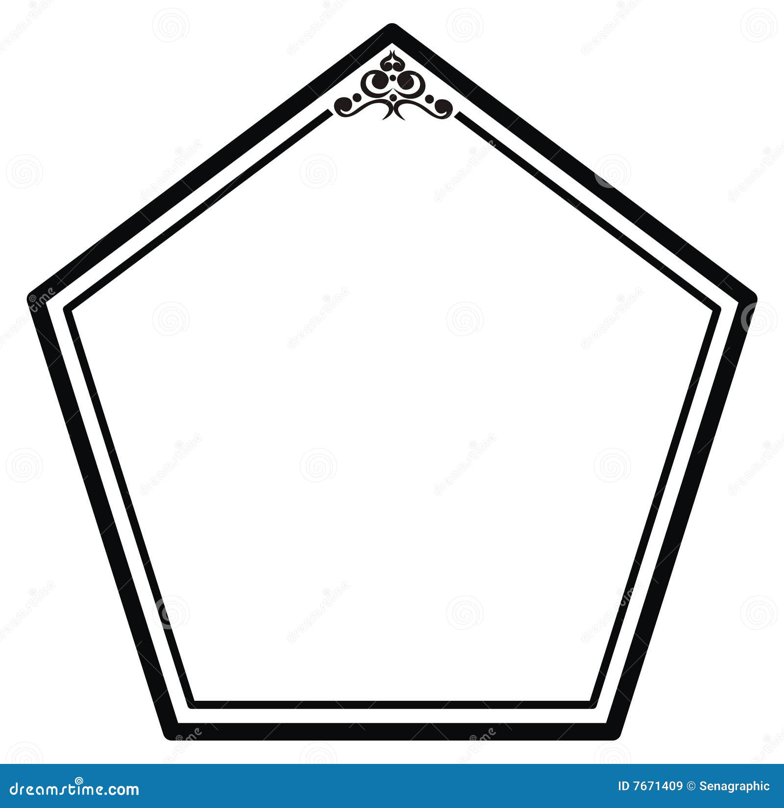 Blank ram stock illustrationer. Illustration av passerande - 7671409