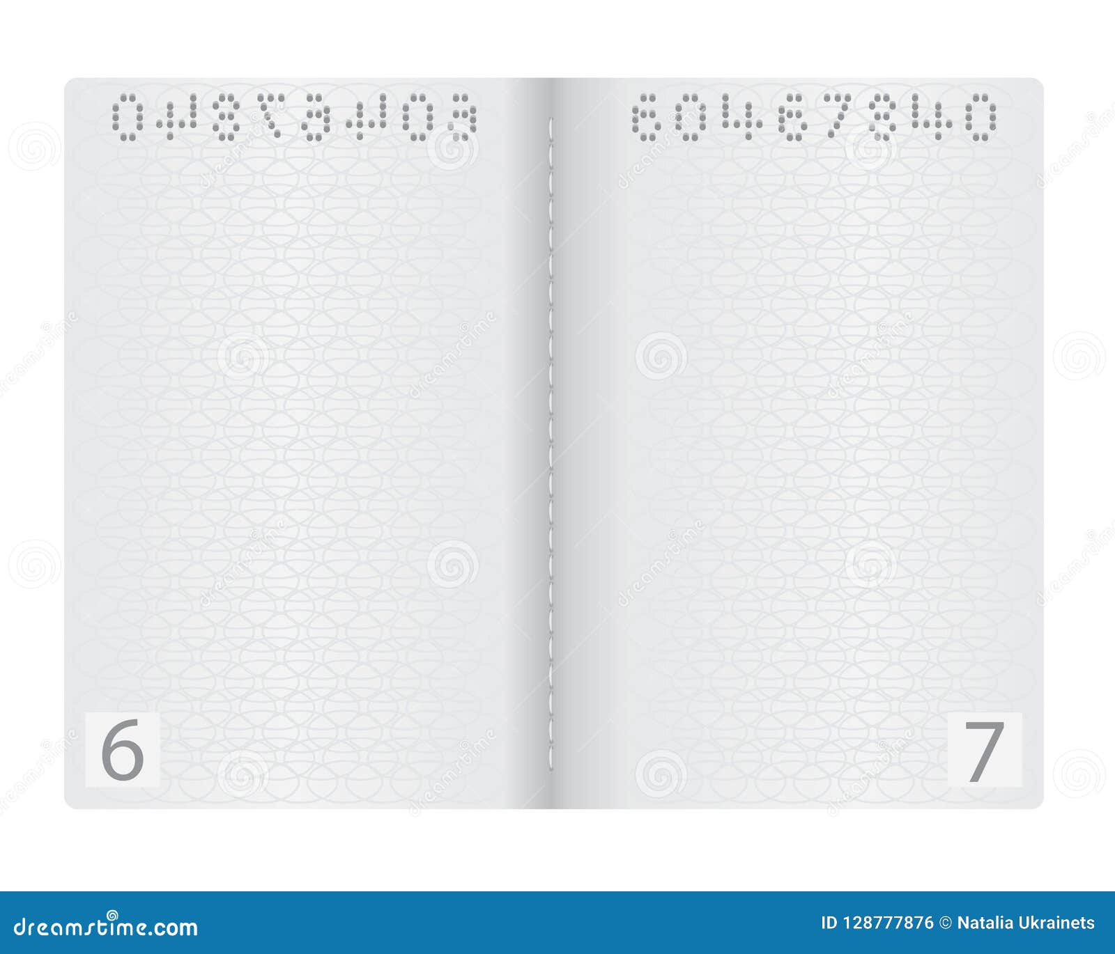 Passport Page Background