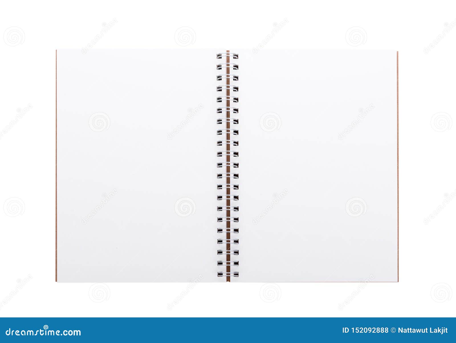 Blank Realistic Spiral Notebook Royalty-Free Stock Photo ...