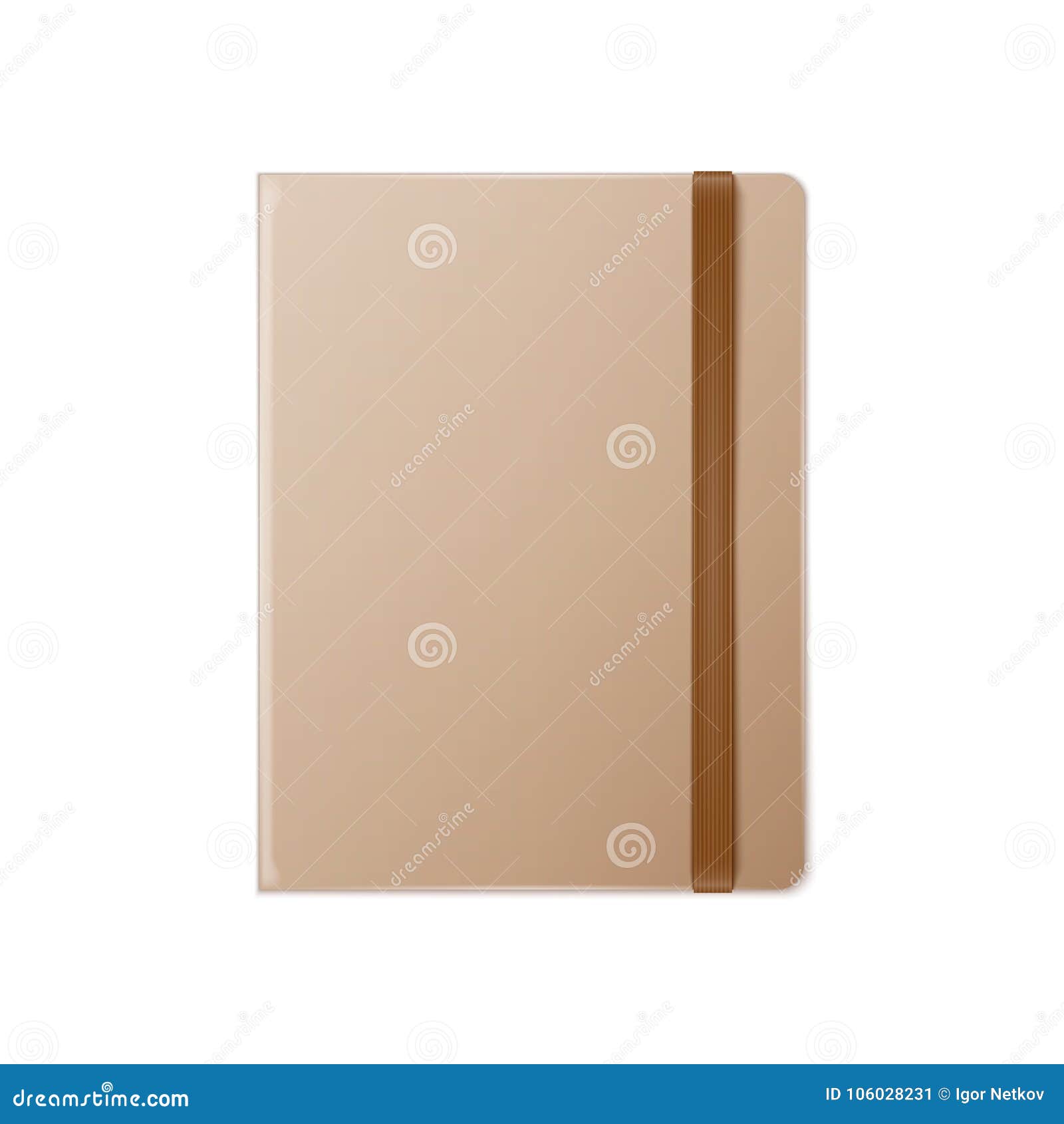 Blank Realistic Template Notebook Stock Vector - Illustration of ...