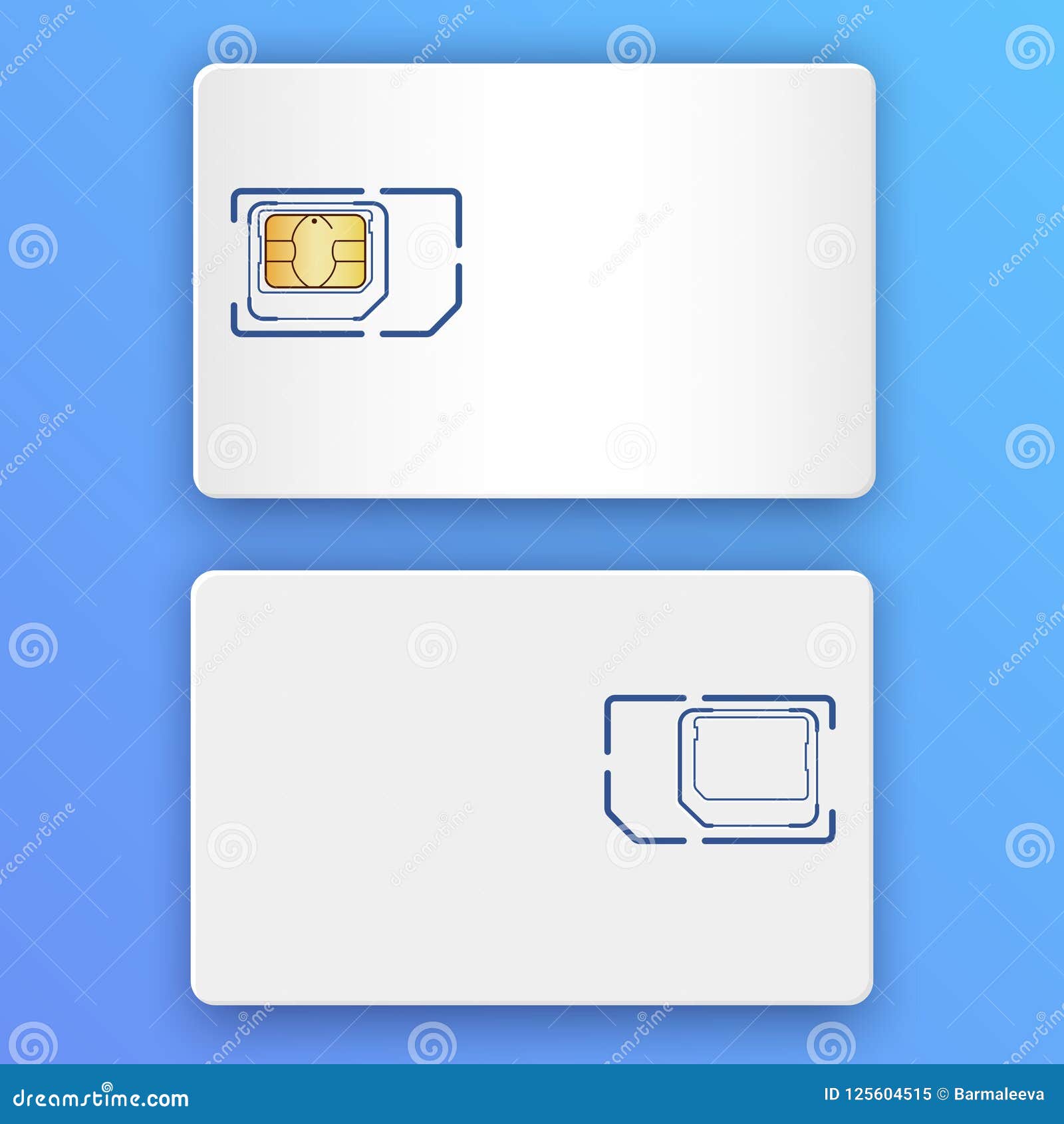 Phone Chip Icon, Outline Style Vector Illustration | CartoonDealer.com ...
