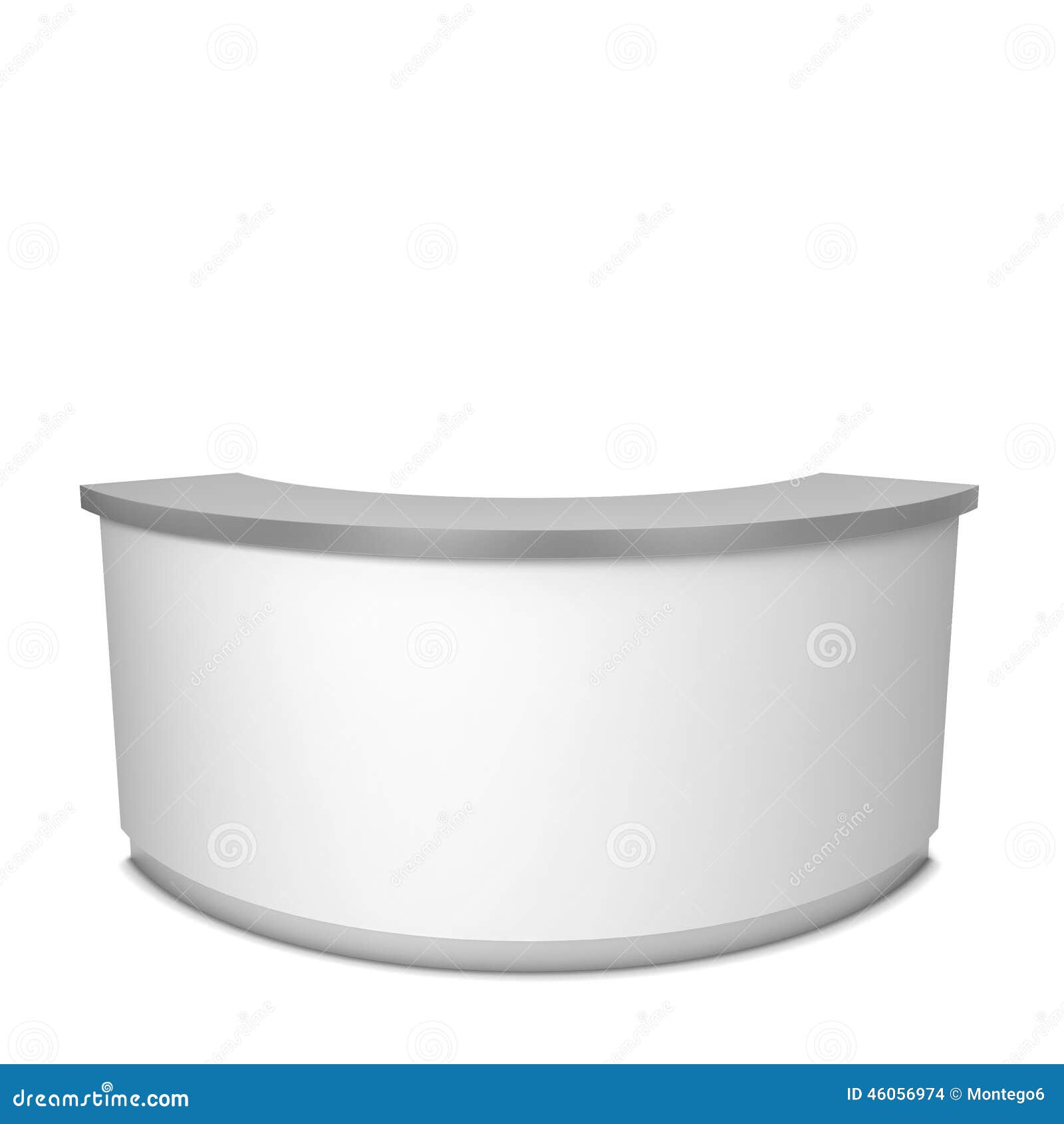 Blank Reception Counter Royalty-Free Illustration | CartoonDealer.com ...