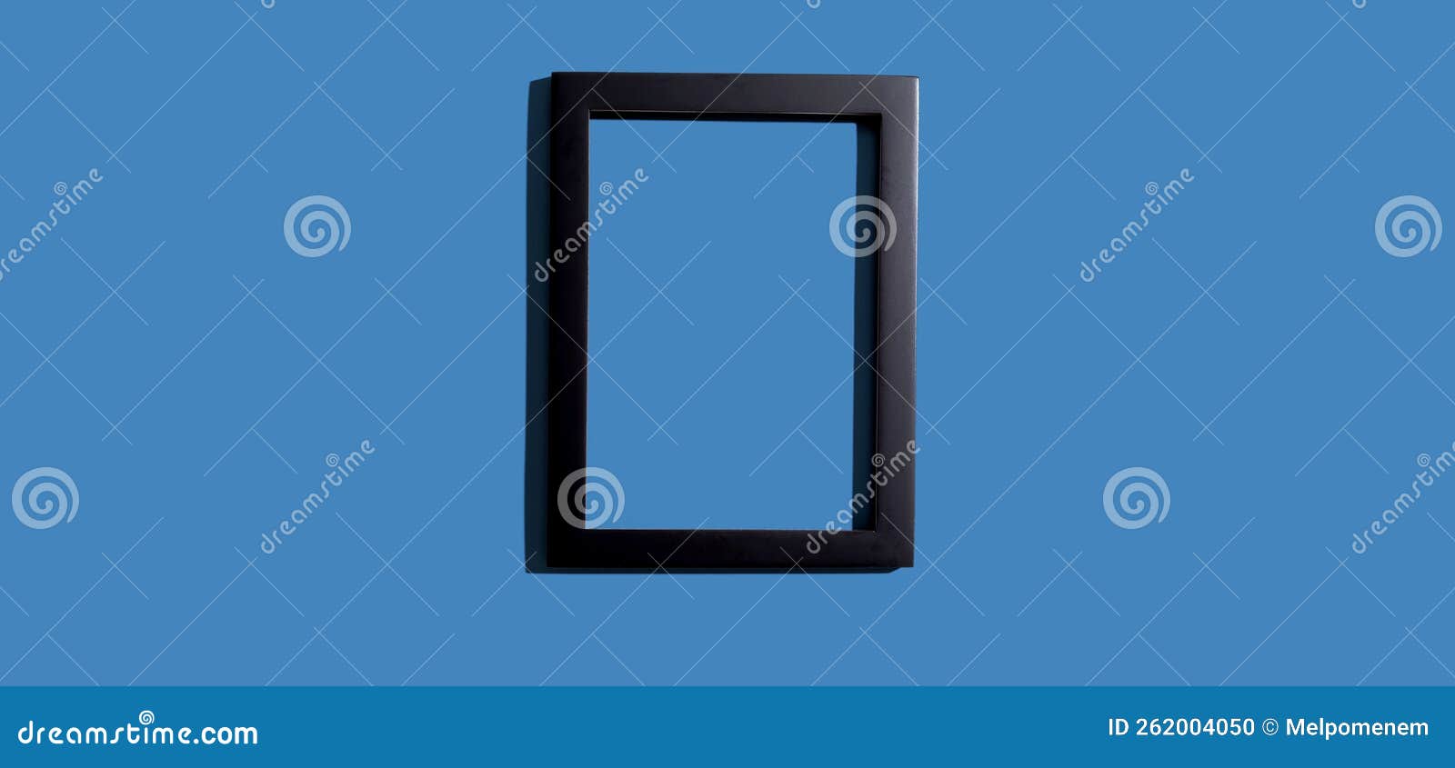 Blank Rectangle Picture Frame Stock Photo - Image of simple, poster ...