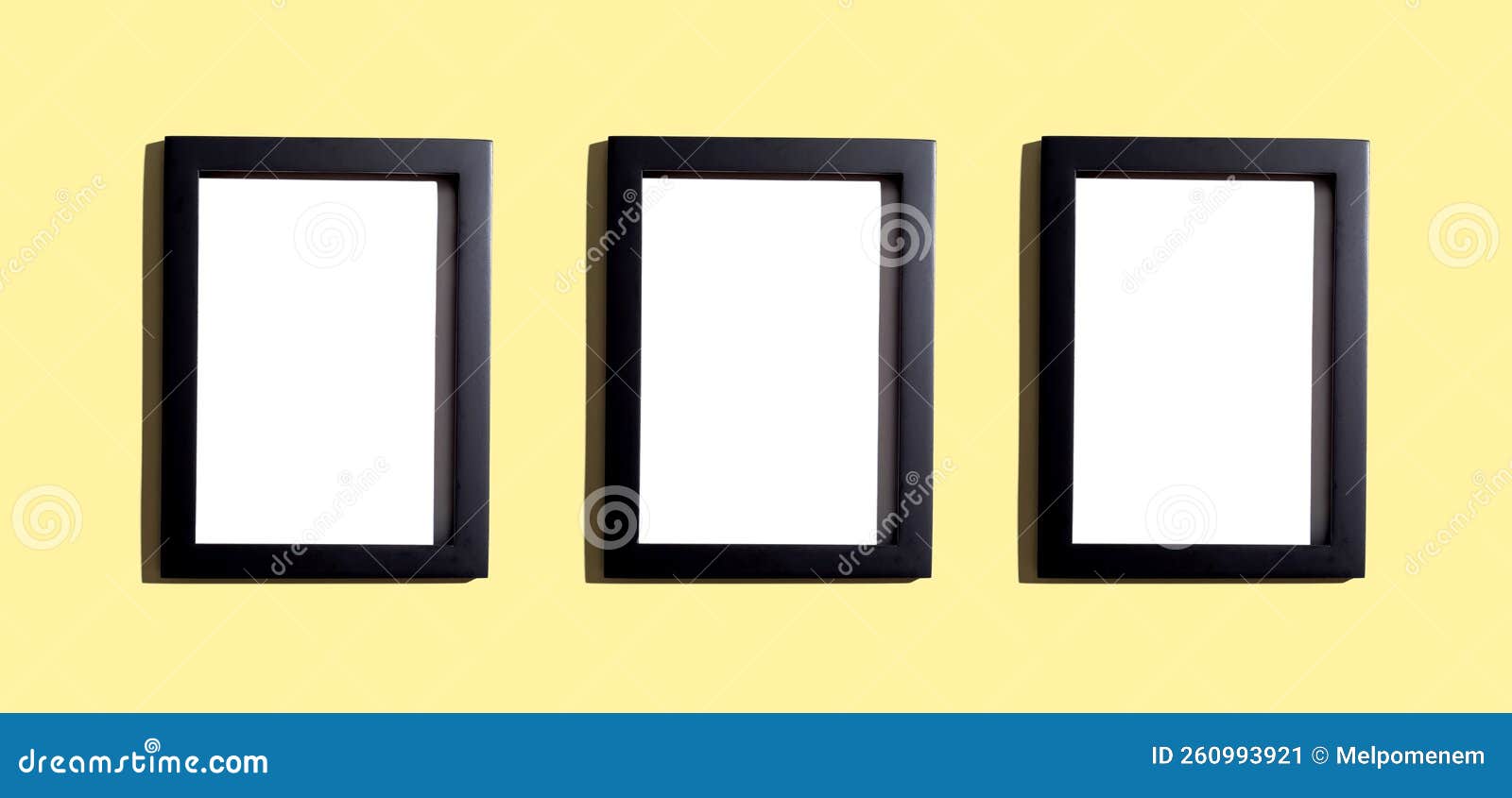 Blank Rectangle Picture Frames Stock Image - Image of overhead, simple ...